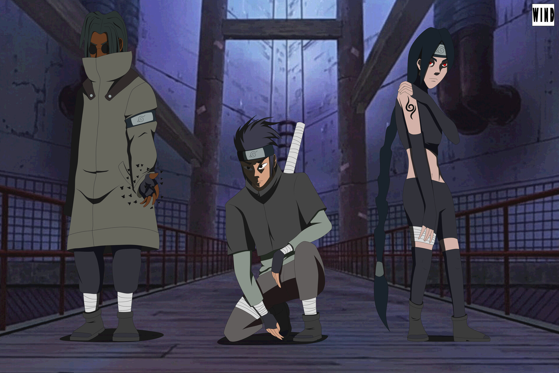 ArtStation - three men squad (next gen.)