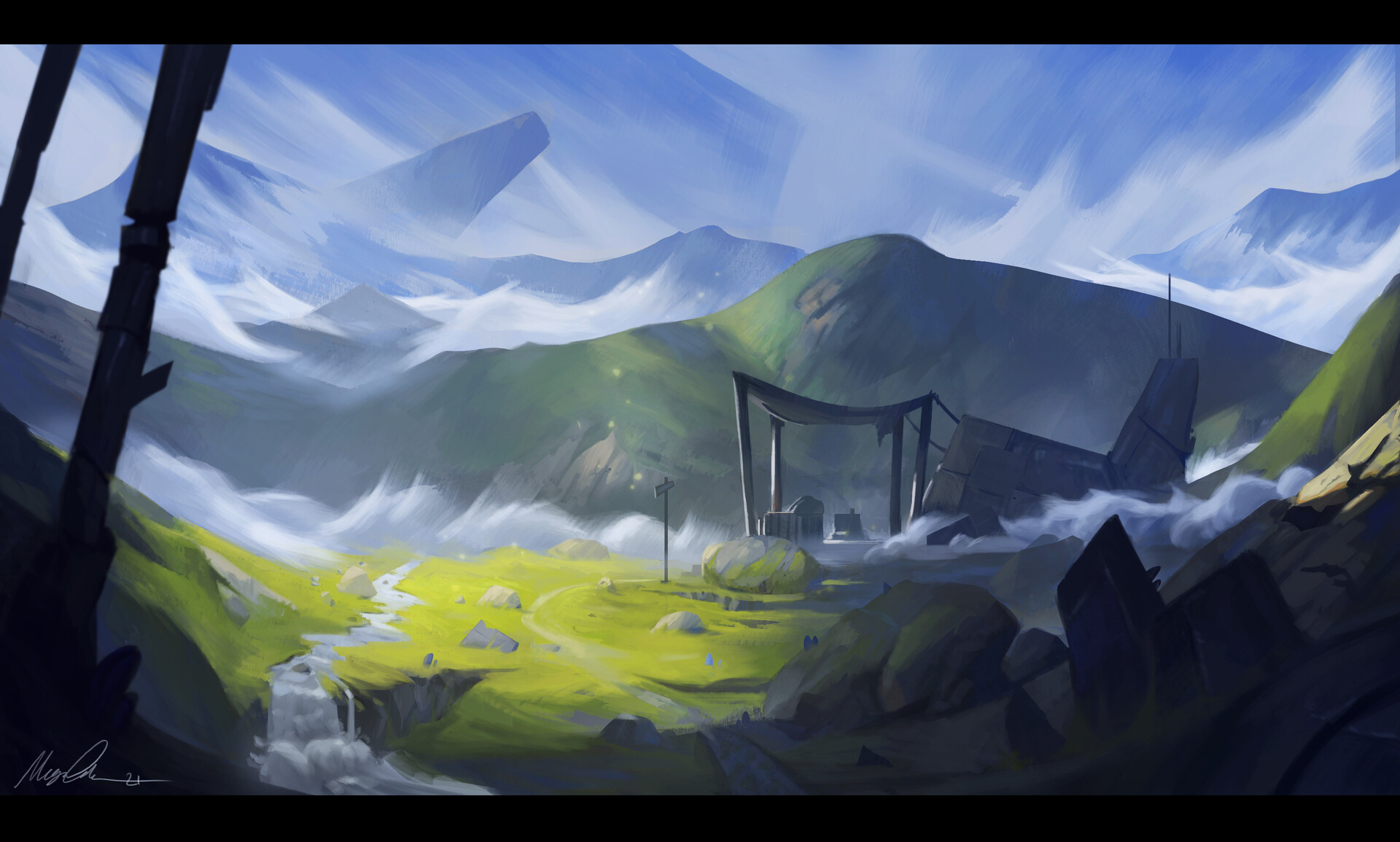 ArtStation - Sci Fi Environment Painting