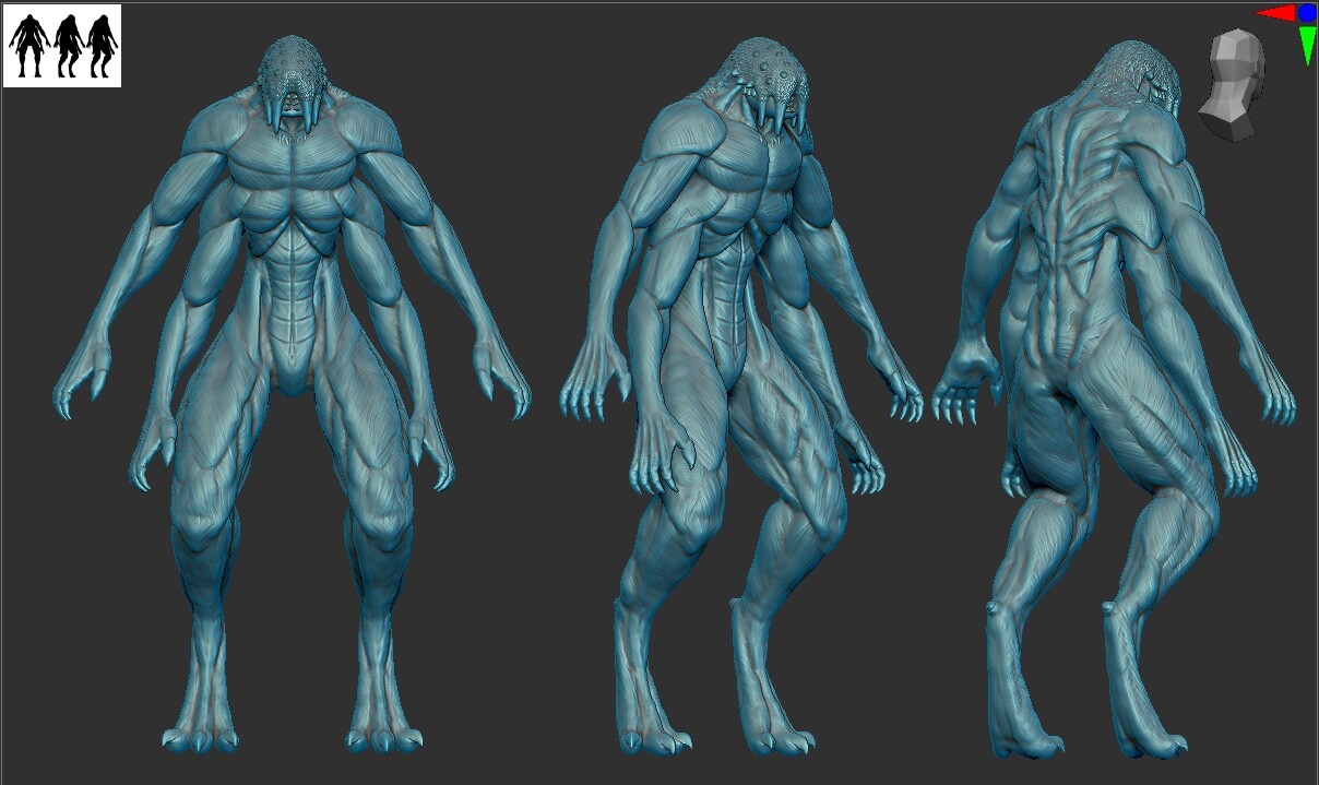 ArtStation - 4 Arm Spider