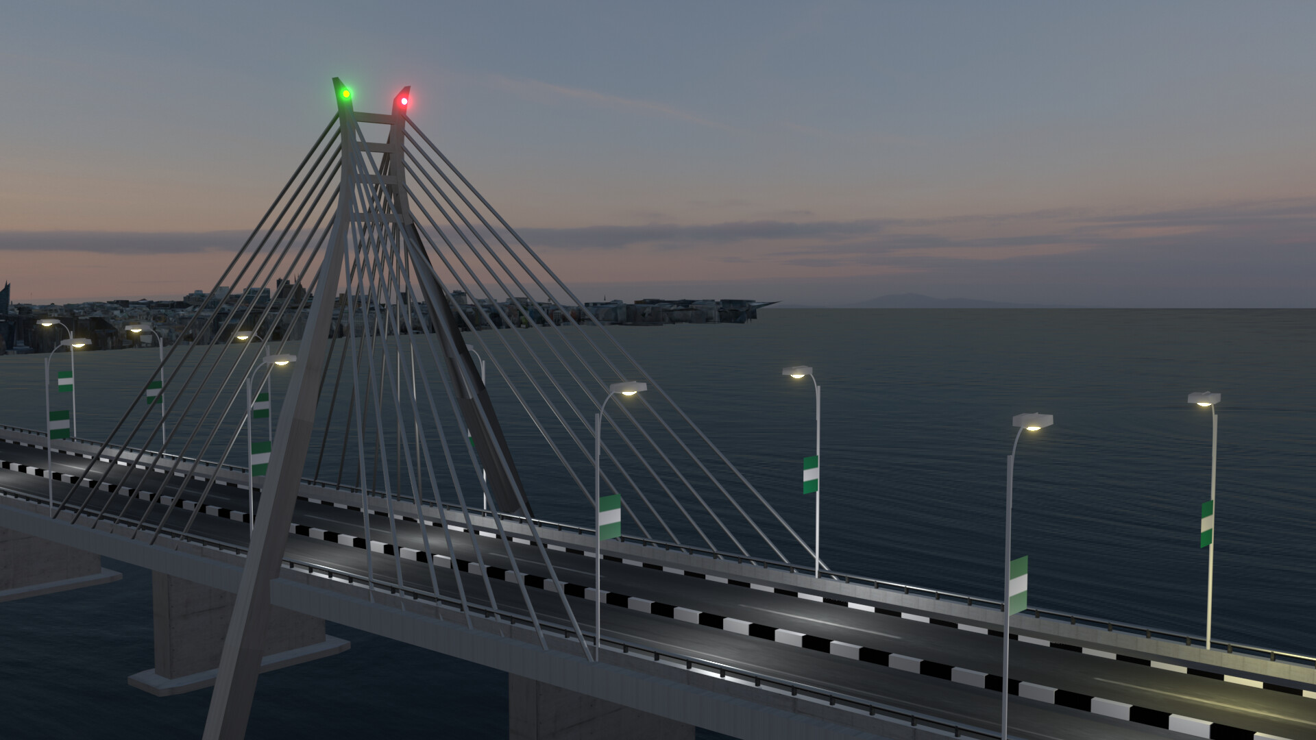 ArtStation - Lagos Bridge