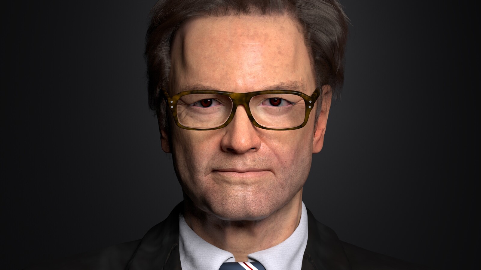 Jo Eunji - Colin Firth (Harry Hart_Kingsman character)