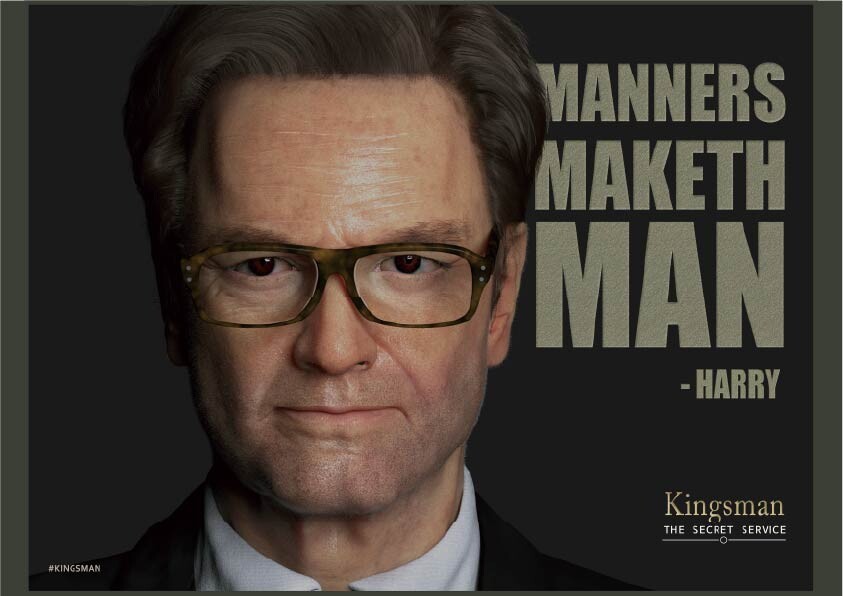 Jo Eunji - Colin Firth (Harry Hart_Kingsman character)