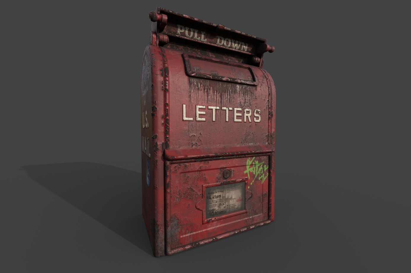 ArtStation - MailBox Texturing