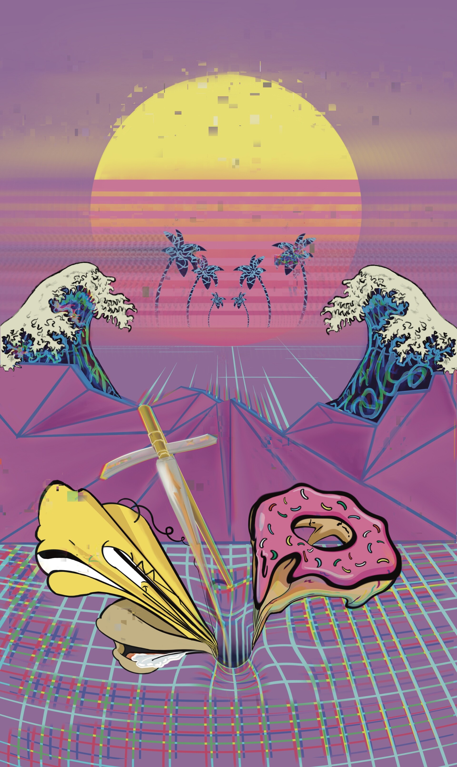 ArtStation - Simpson’s wave