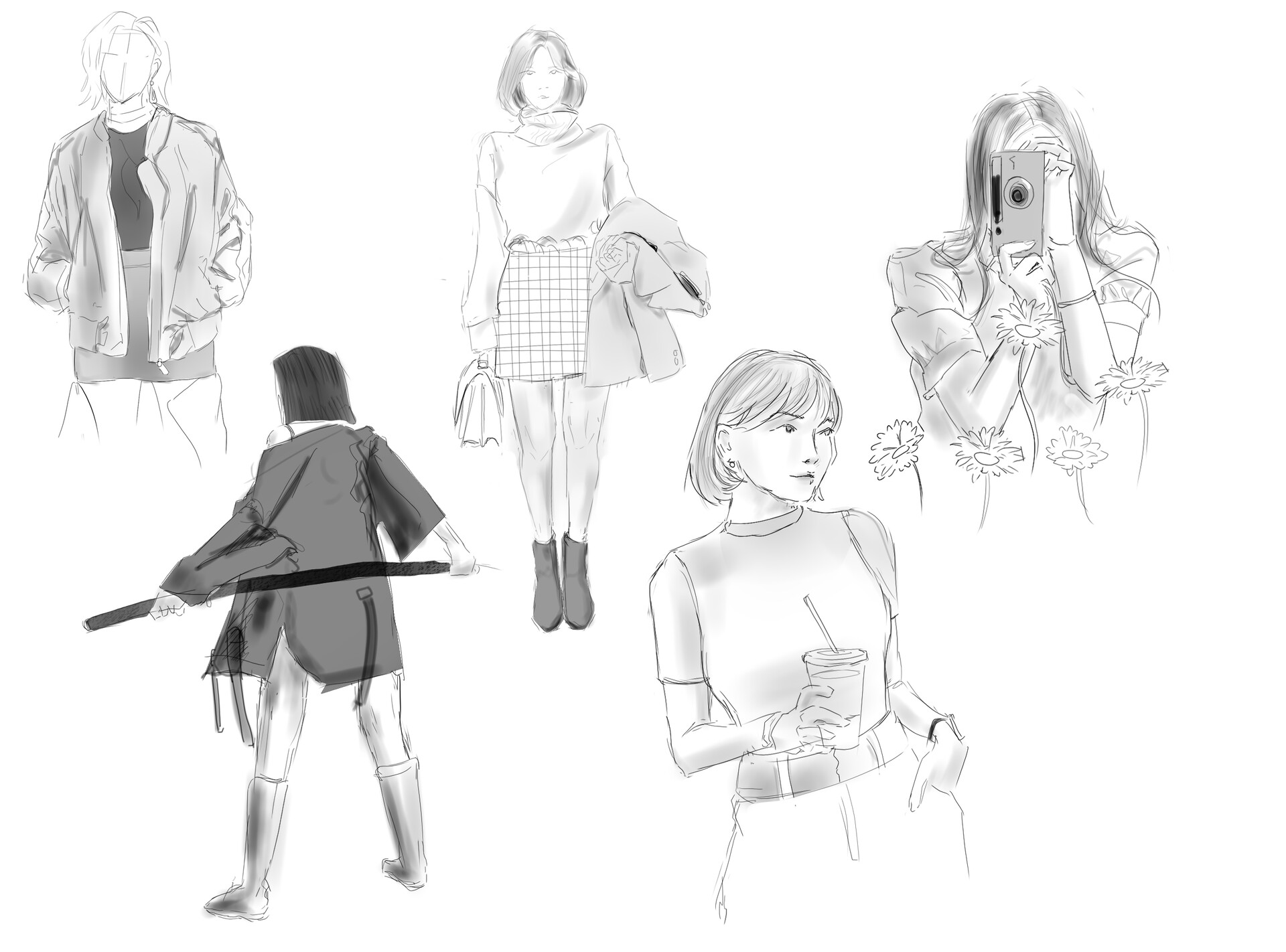 ArtStation - sketches practice