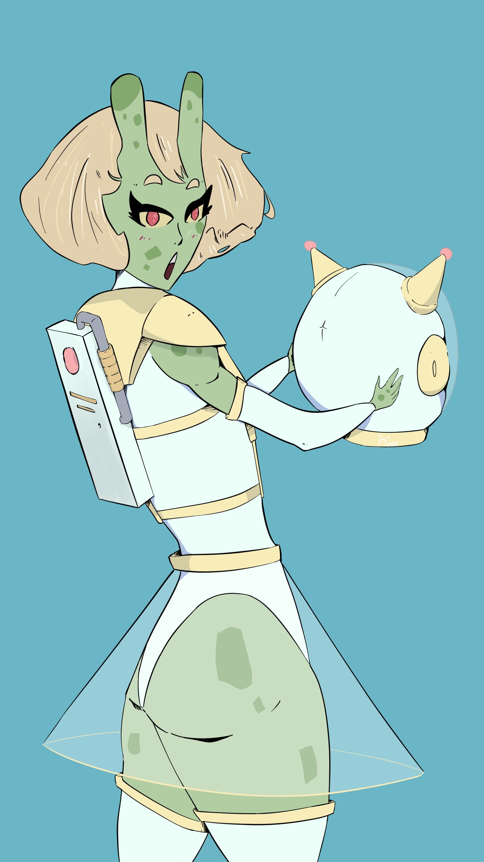 ArtStation - Space Babe Pin-up