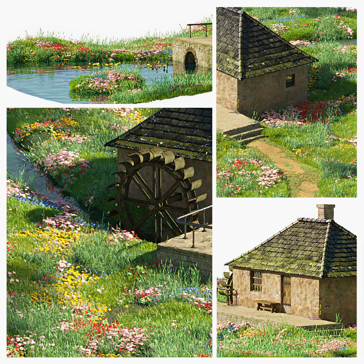 Sara Lazzeroni - Howl's Cottage in the Secret Garden