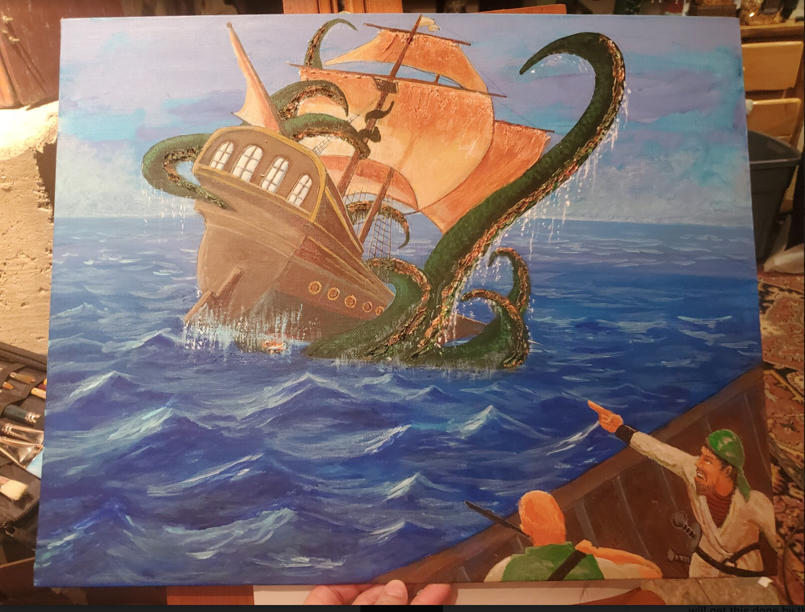 Kraken Painting