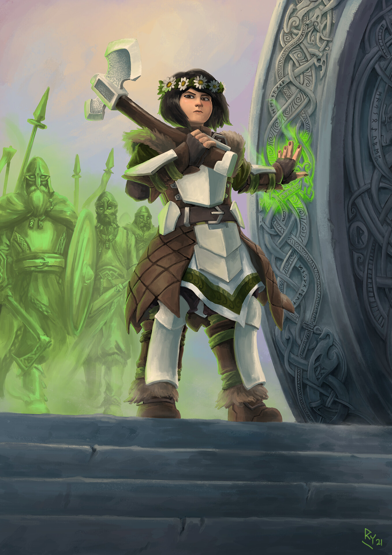 ArtStation - Thormundar - Rowan, Companion of the Lost