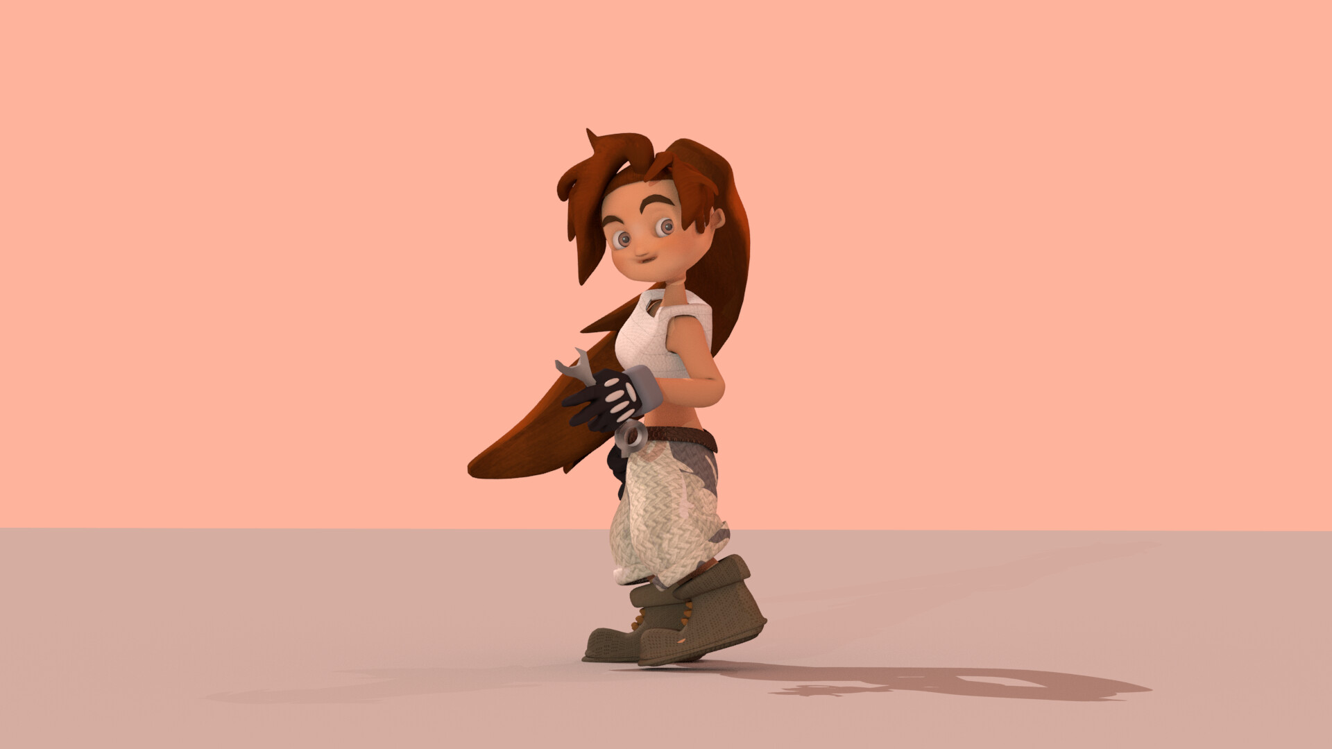 FOUND - MAINTENANCE ADORABLE LADY-3D CHARACTER