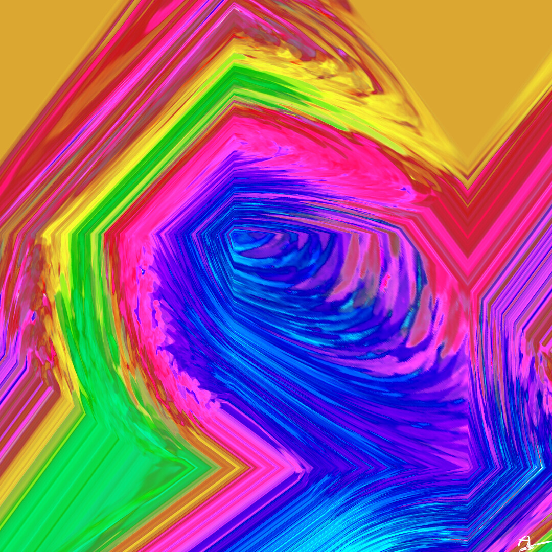 ArtStation - Rainbow Distortion