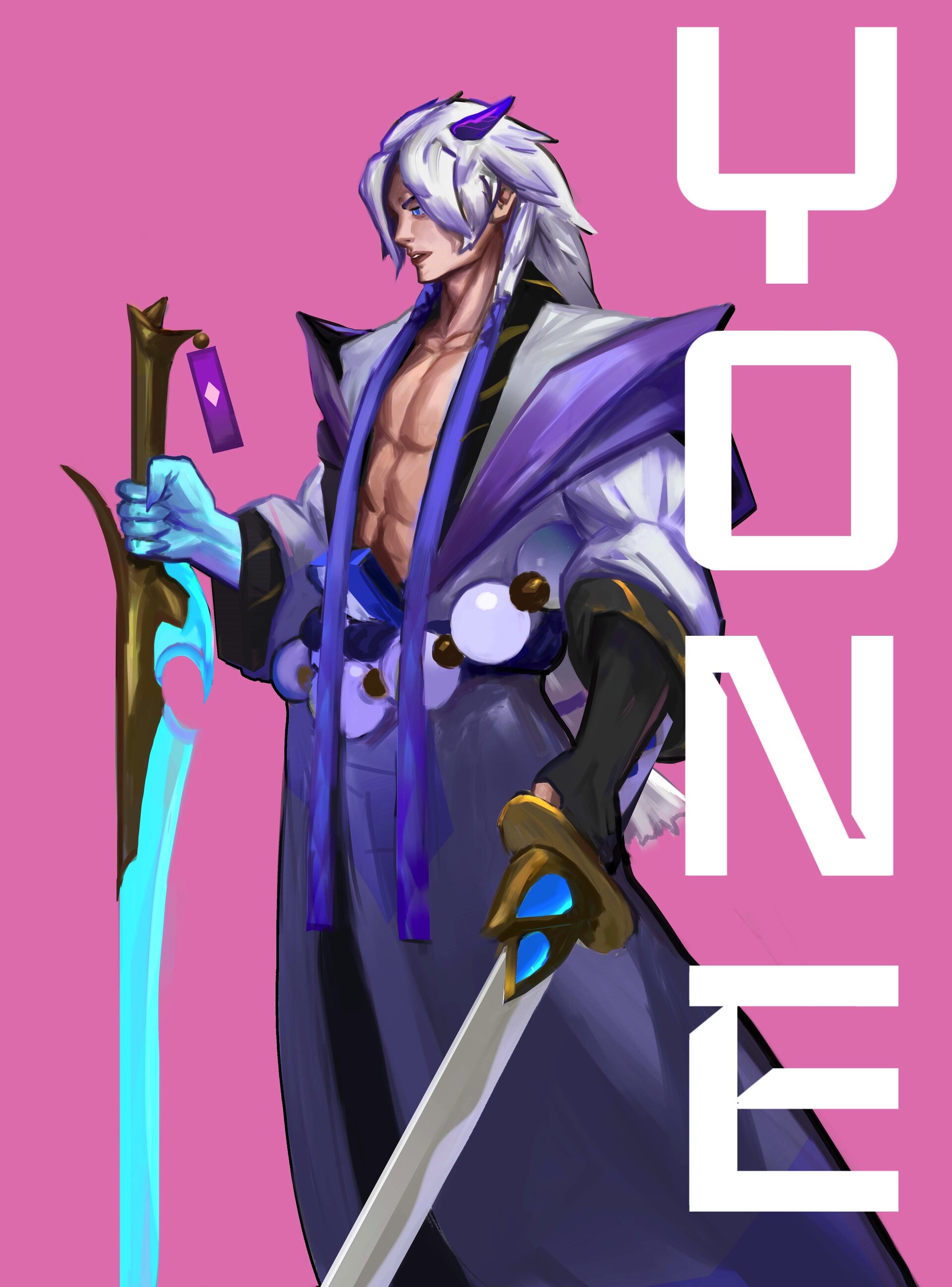 ArtStation - Spirit blossom Yone Illustration