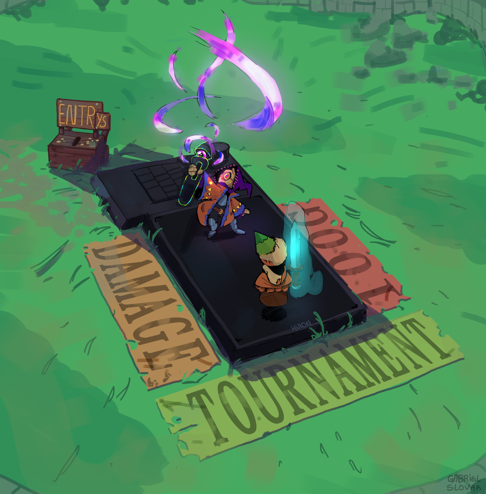 ArtStation - Huion Contest Entry illustration