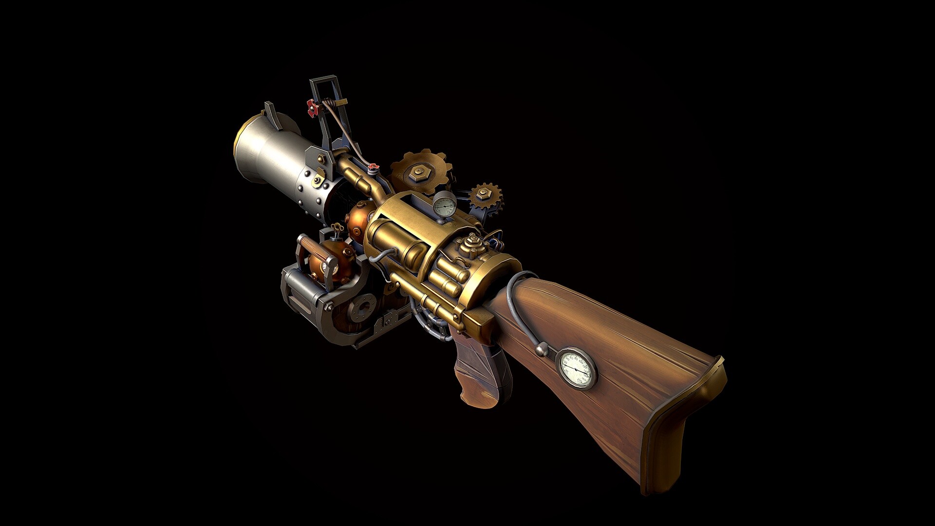 Rafael Mogas - Overwatch - Steampunk Frag Launcher