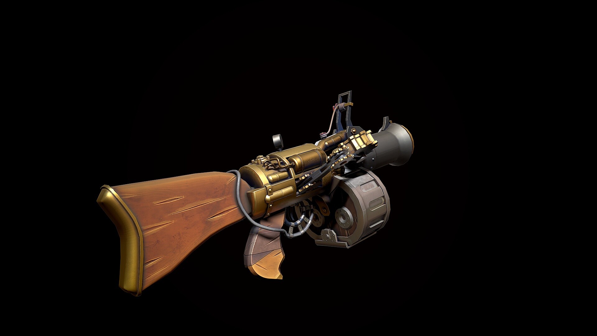 Rafael Mogas - Overwatch - Steampunk Frag Launcher