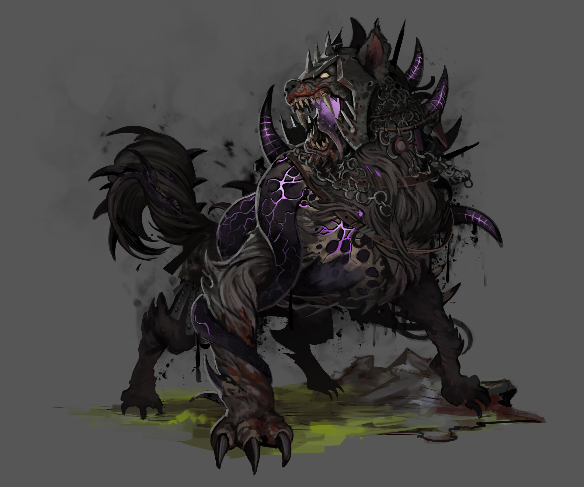 Void Wolf by Todd Ulrich : r/ImaginaryBeasts