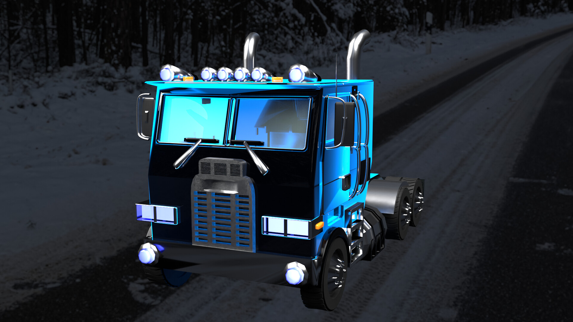 ArtStation - Sami-trailer truck