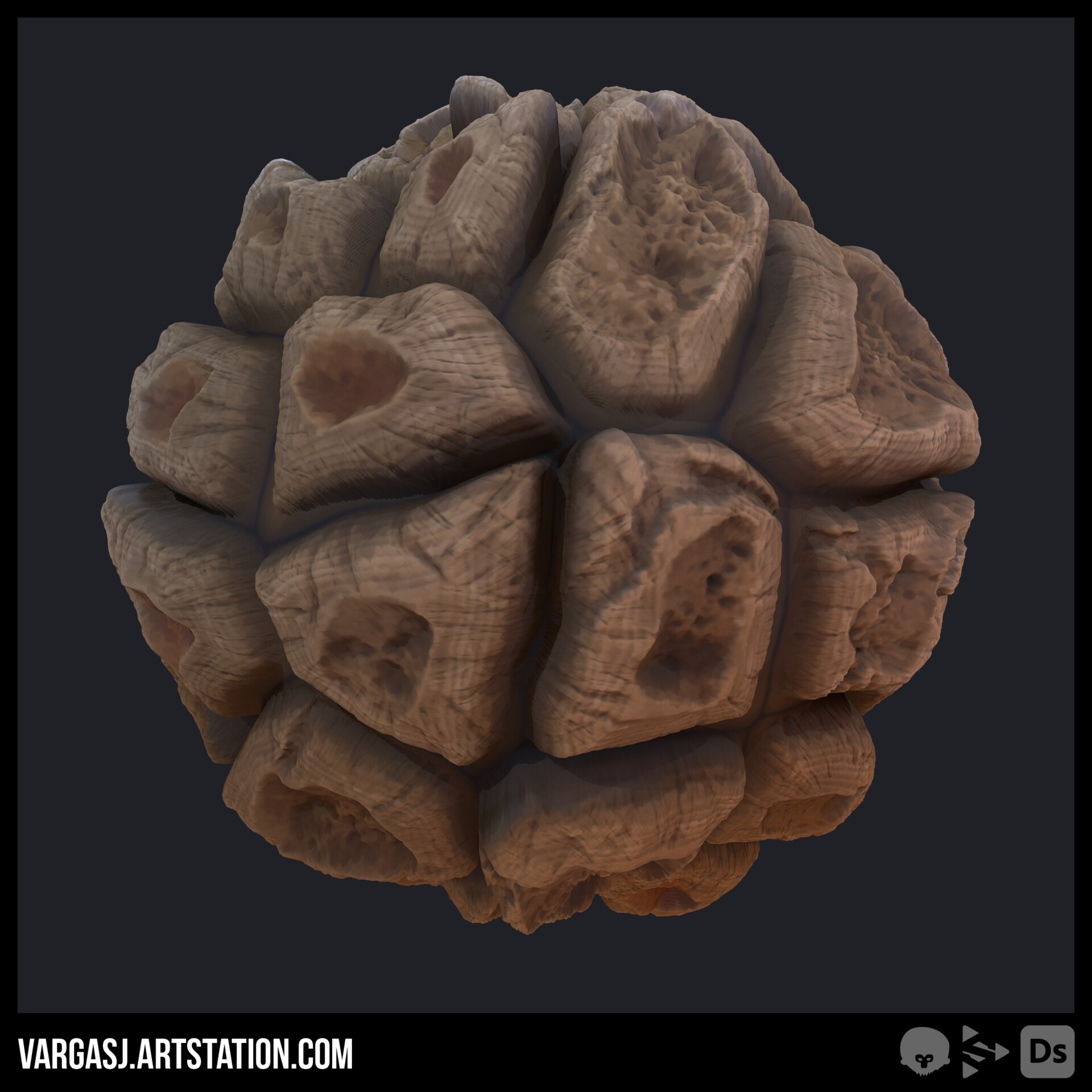 ArtStation - Tree Trunk Substance Material