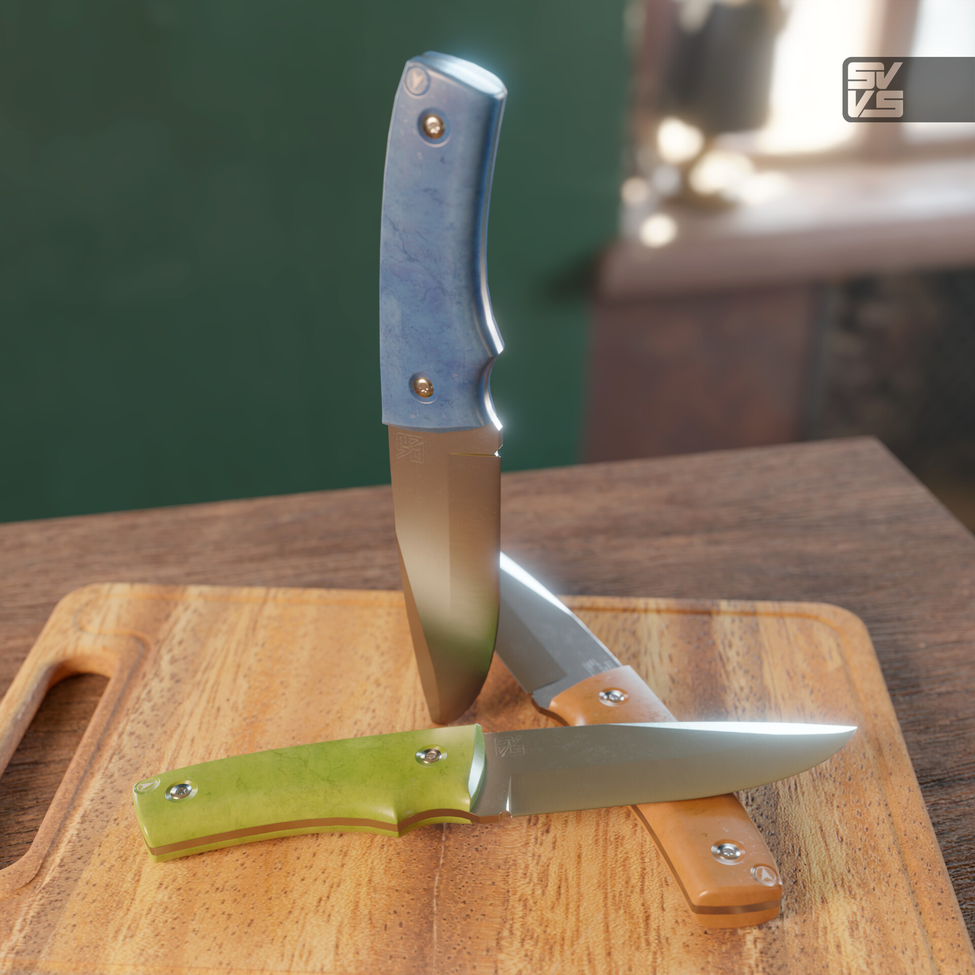 ArtStation - Low poly knife asset