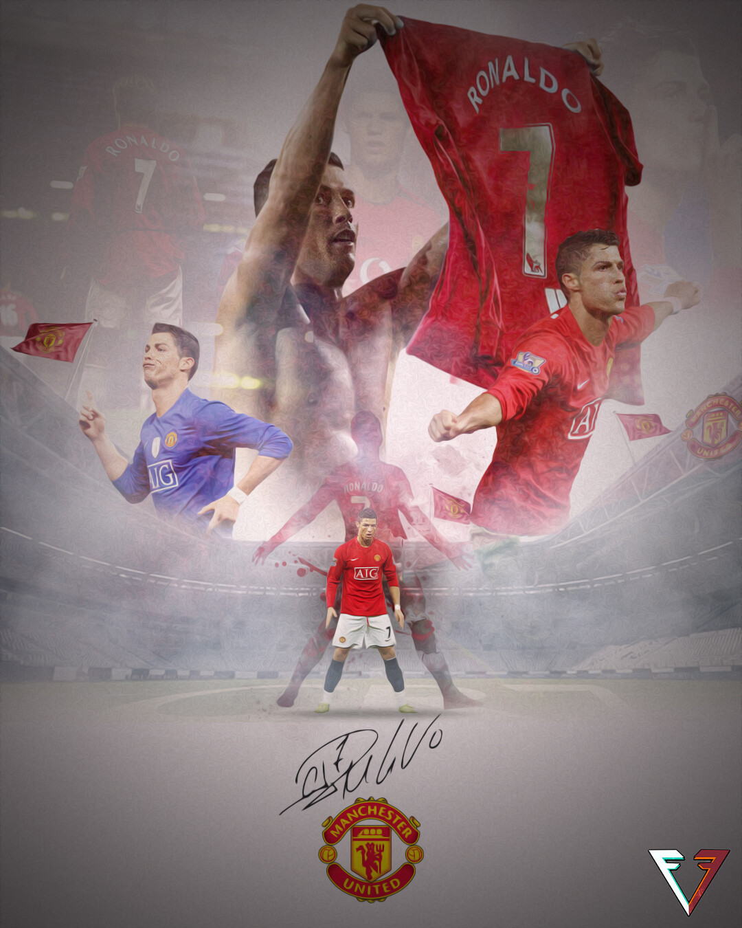 ArtStation - Cr7 Man United