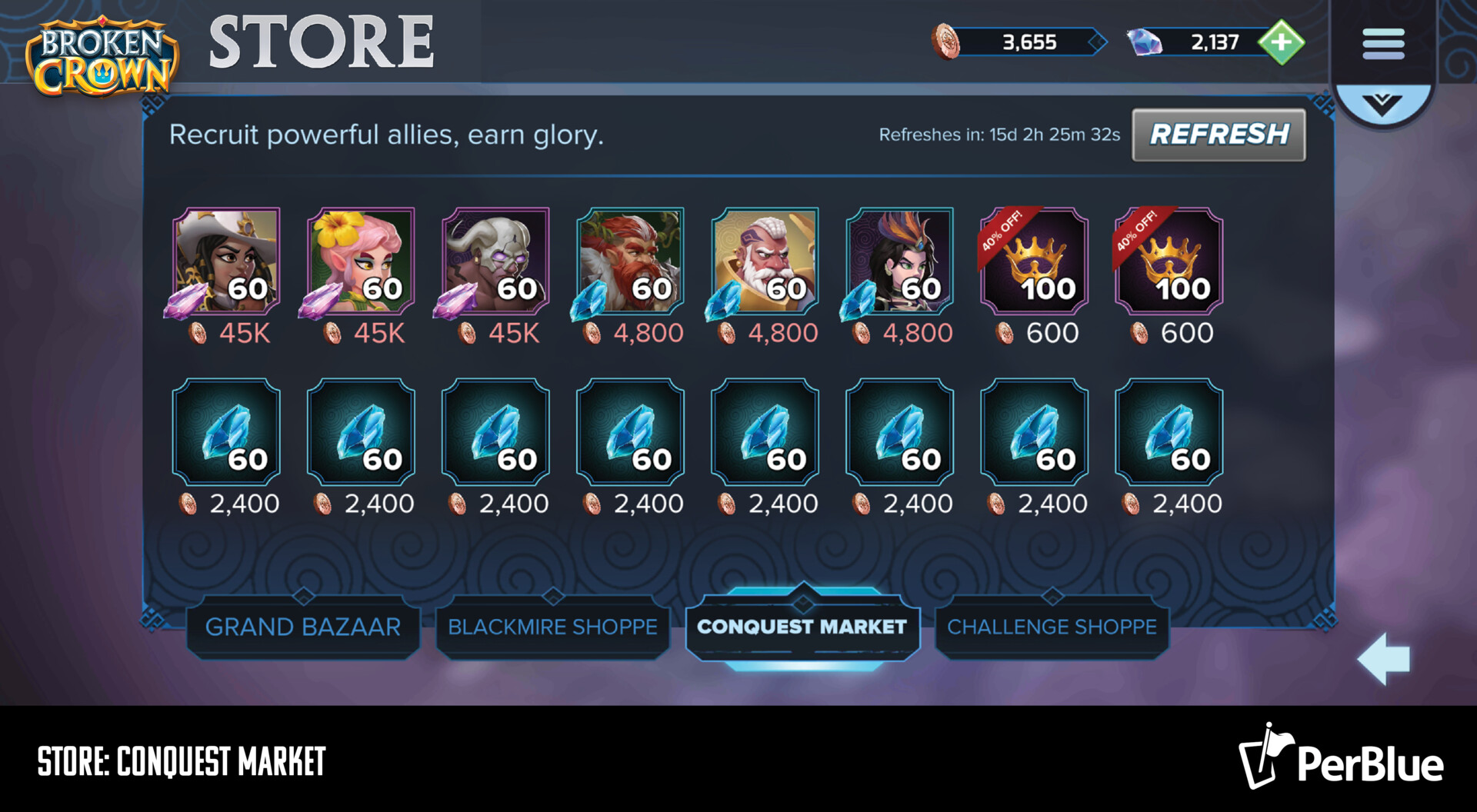 PerBlue - Broken Crown - UI