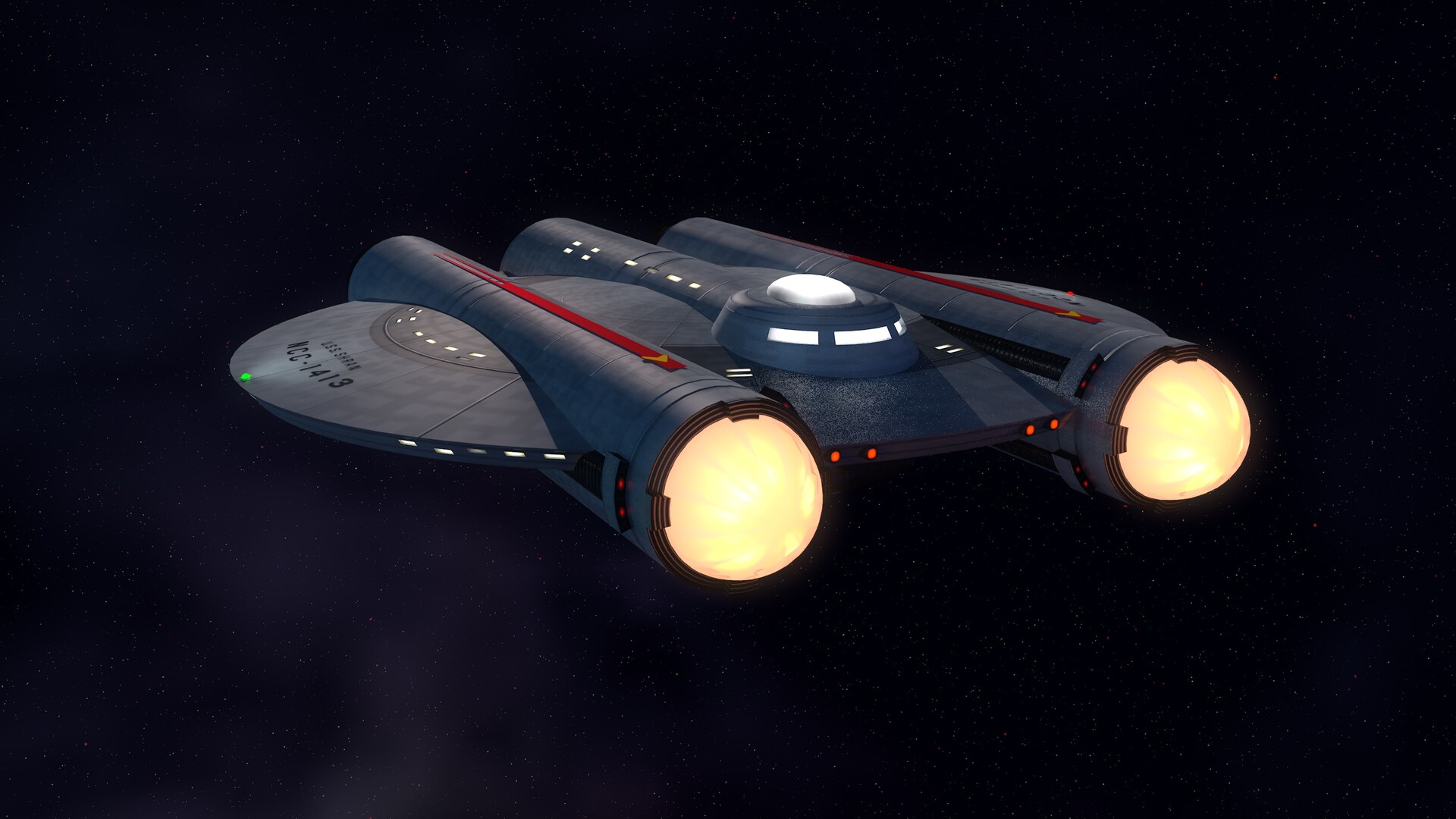 ArtStation - U.S.S. Shran, TOS Magee class