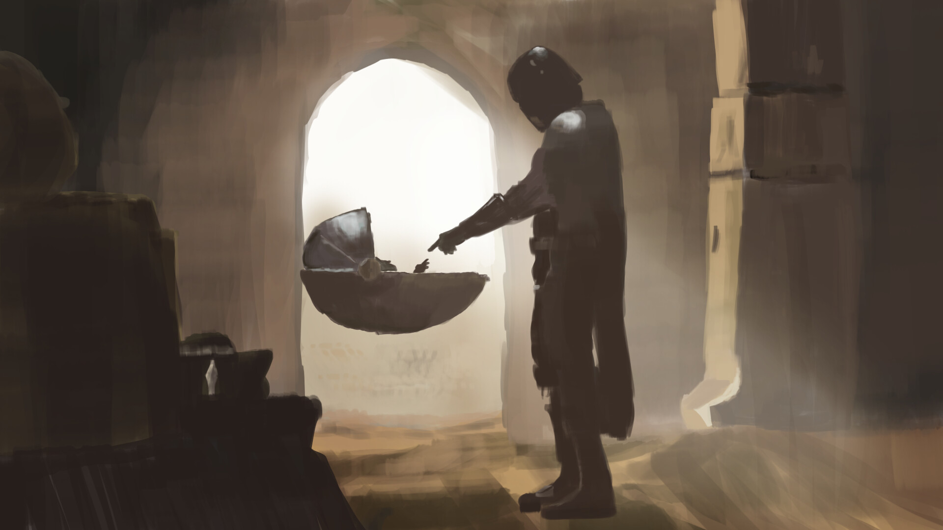 ArtStation - Mando & The Child