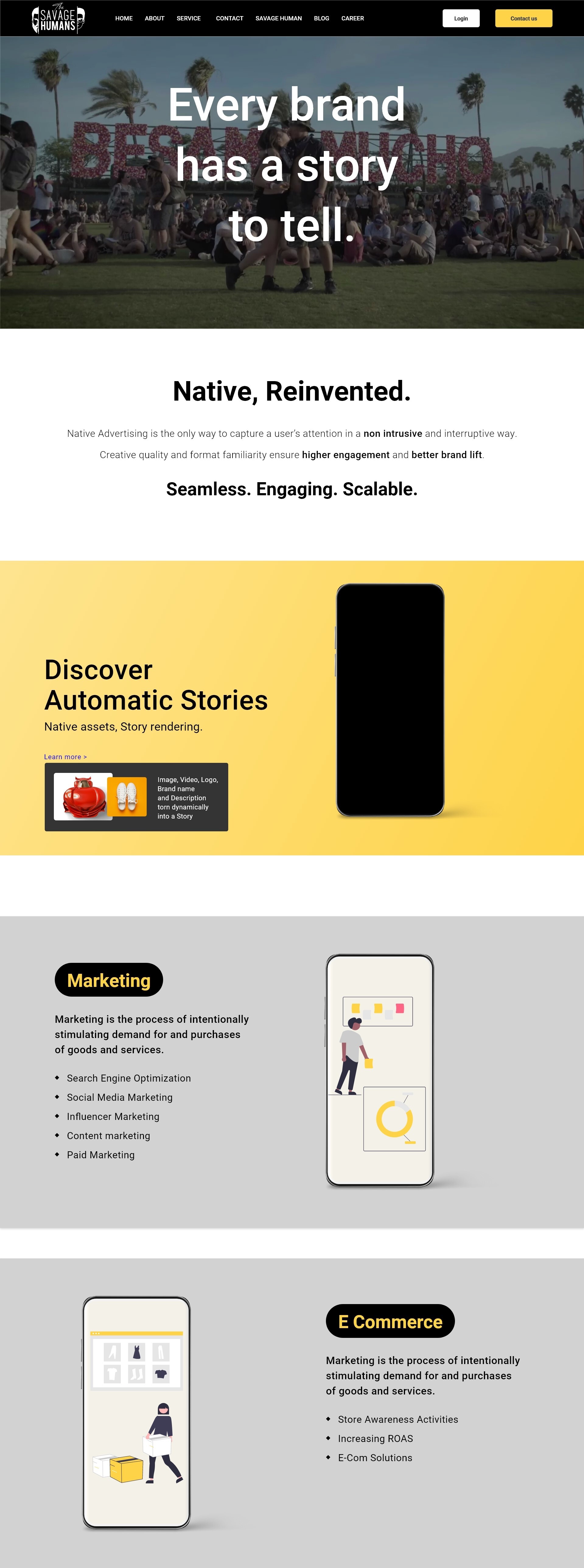 ArtStation - Savage Human Website