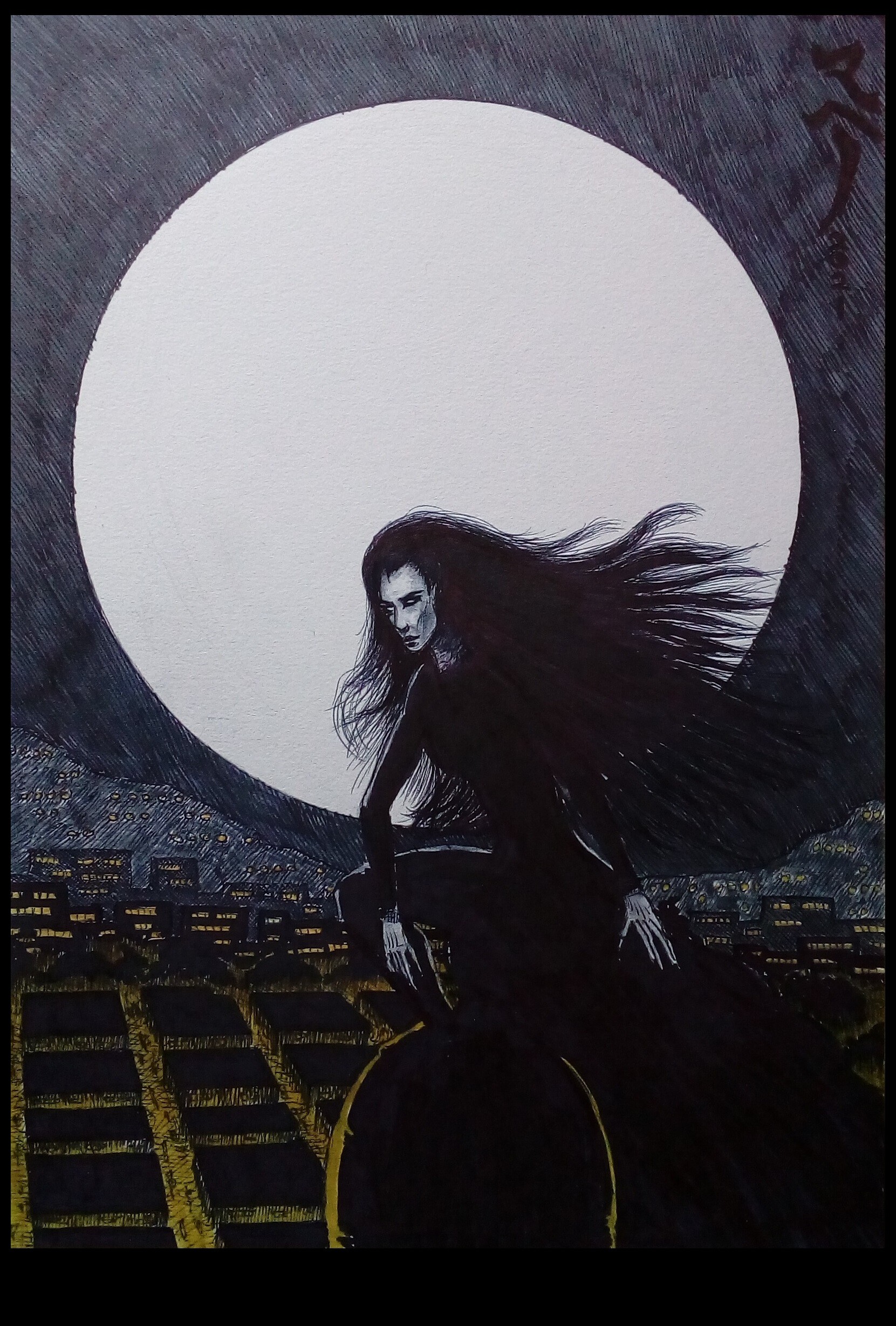 ArtStation - 'Vampire Baroness and the Queen of Blood'👄🧛👑🩸