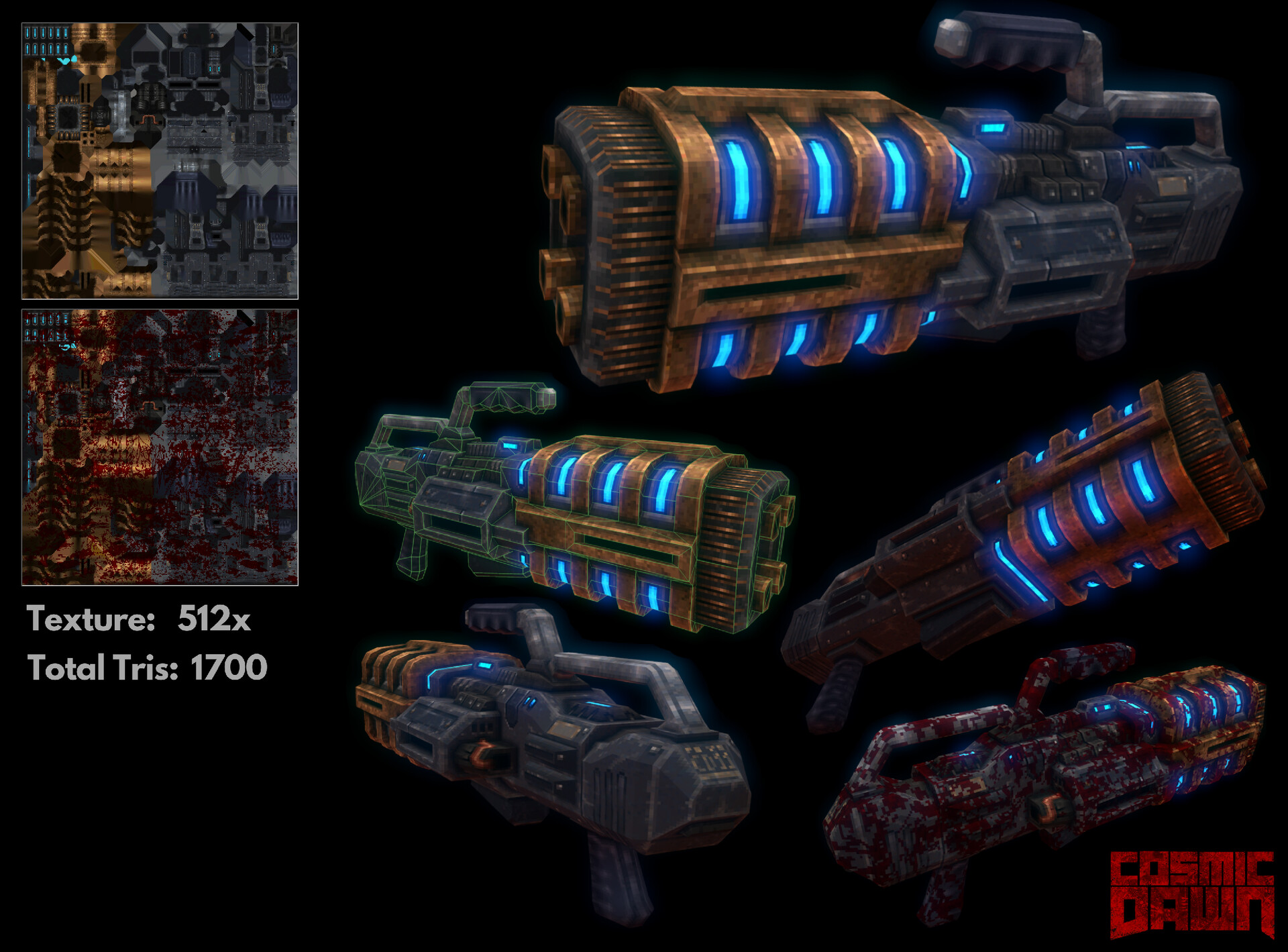 ArtStation - Plasma Rifle (Cosmic Dawn)