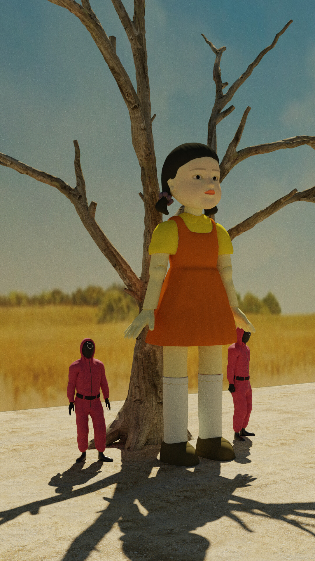 ArtStation - Doll from Squid Game