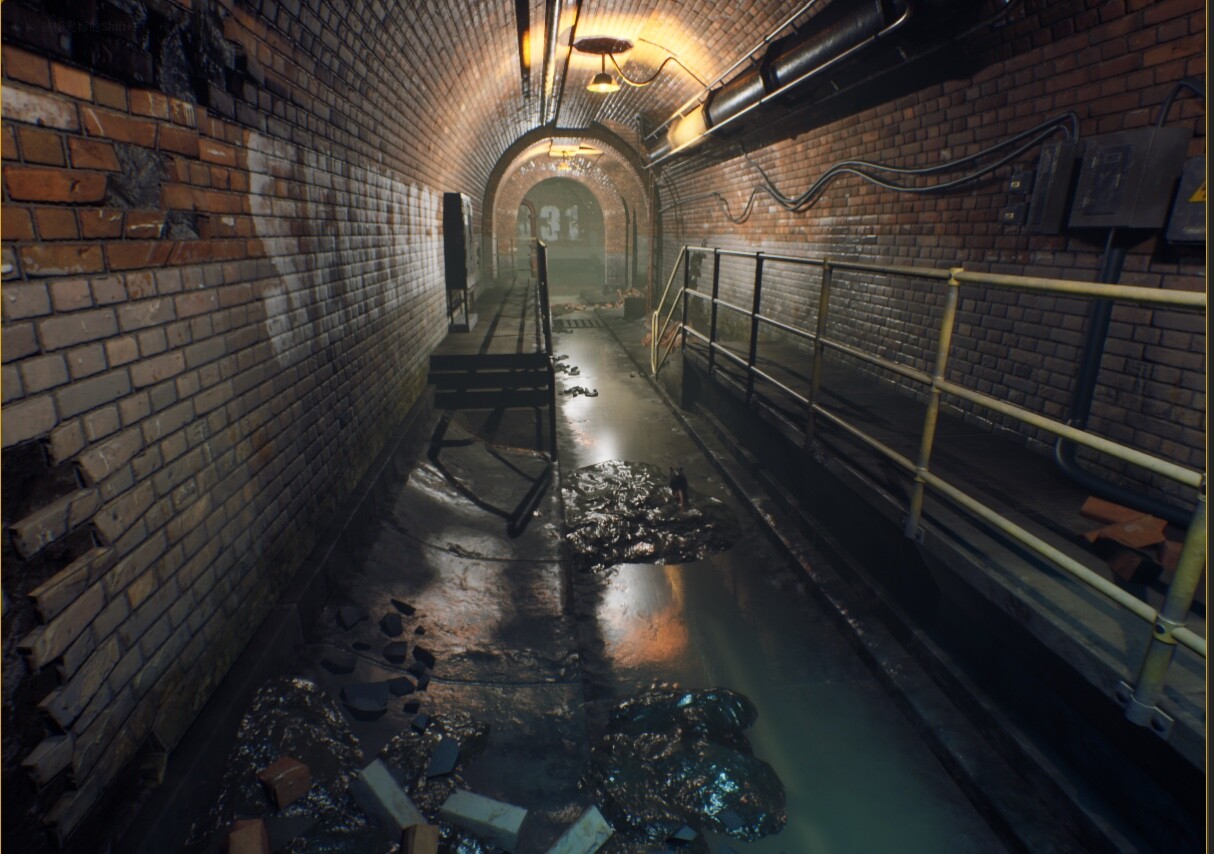 ArtStation - Abandoned underpass