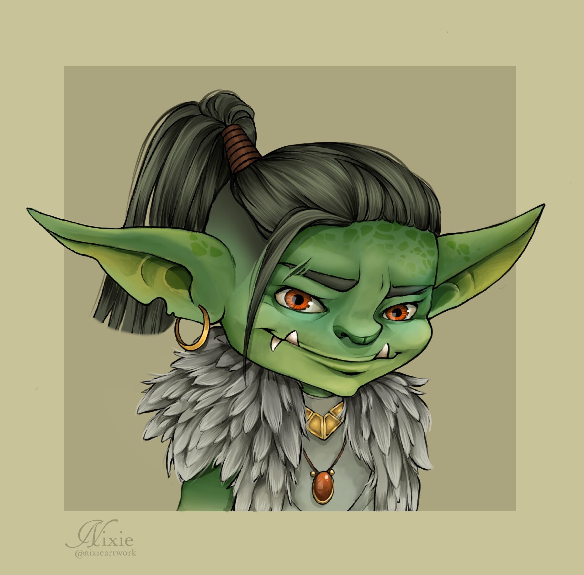 ArtStation - Goblin Portrait