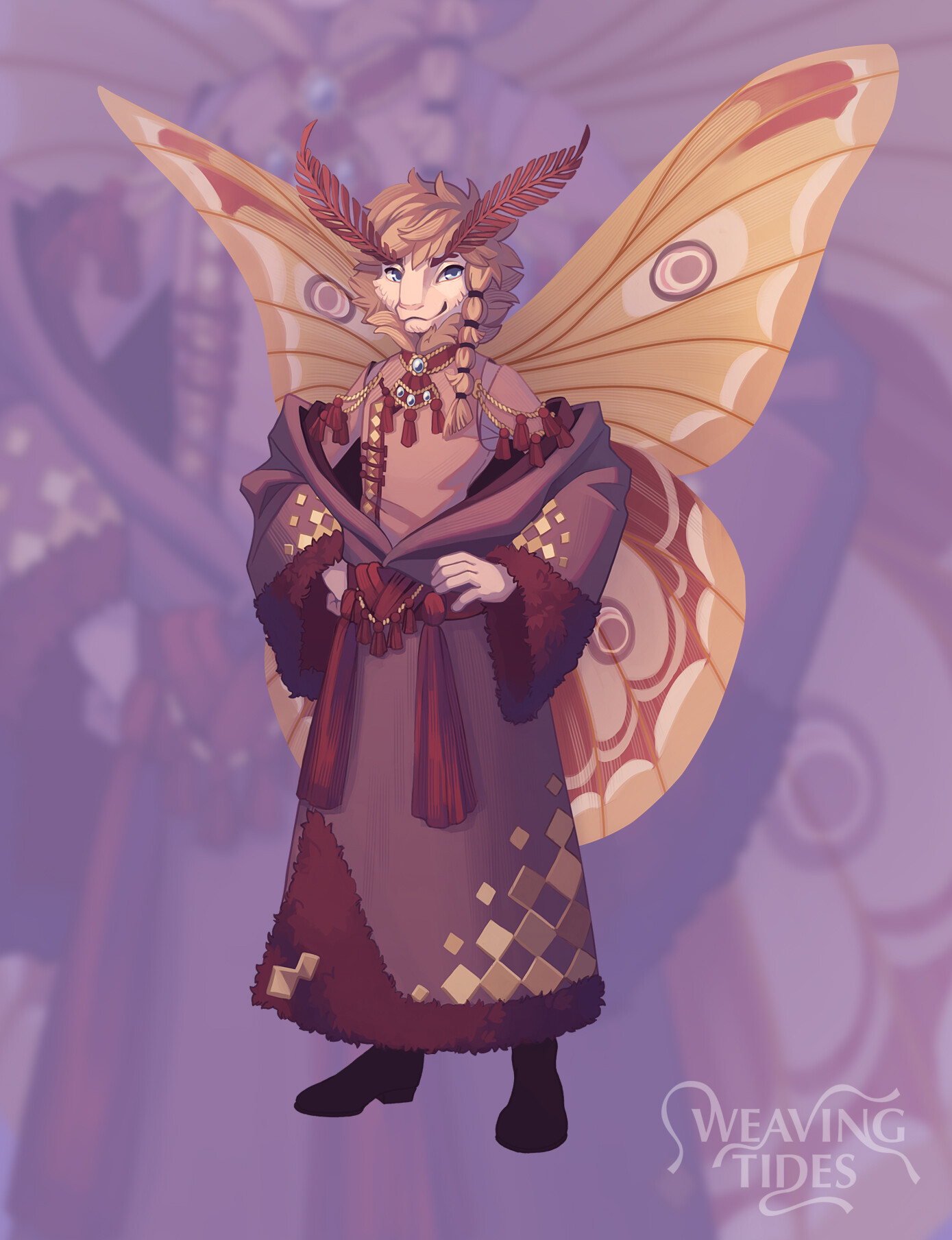 ArtStation - Weaving Tides - Mothkin Prince - Avatar Sprite