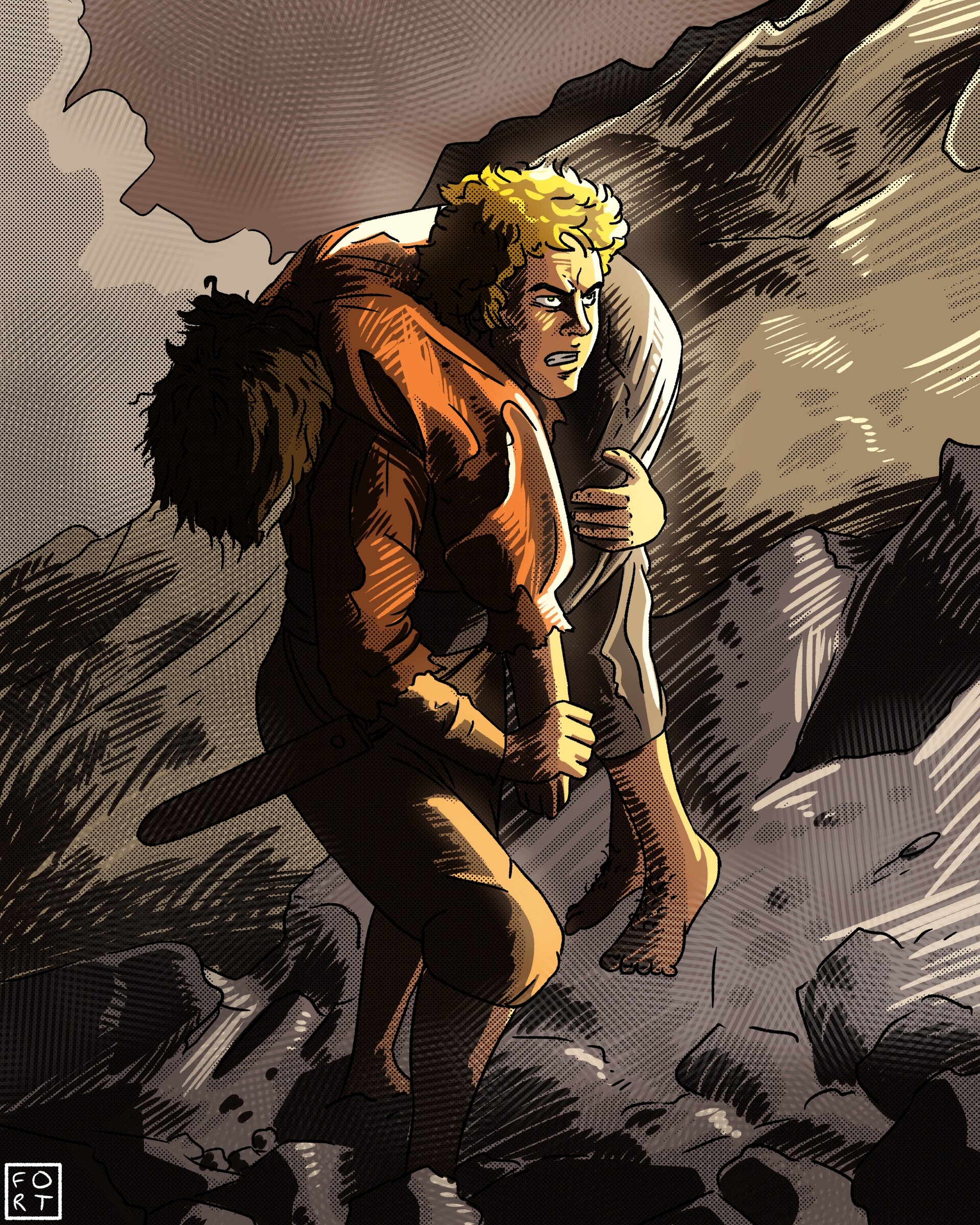 ArtStation - Frodo and Sam