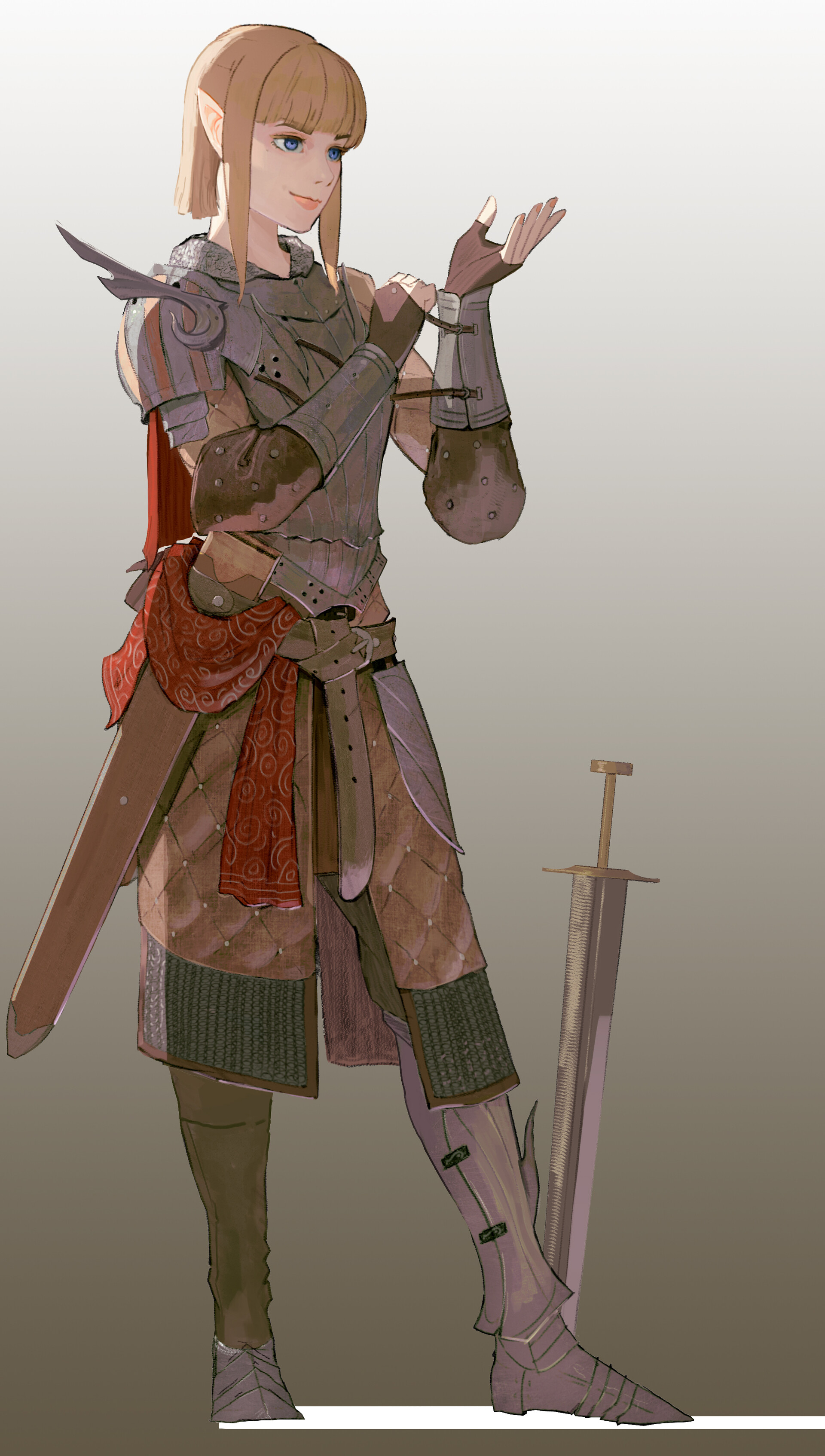 ArtStation - elf knight