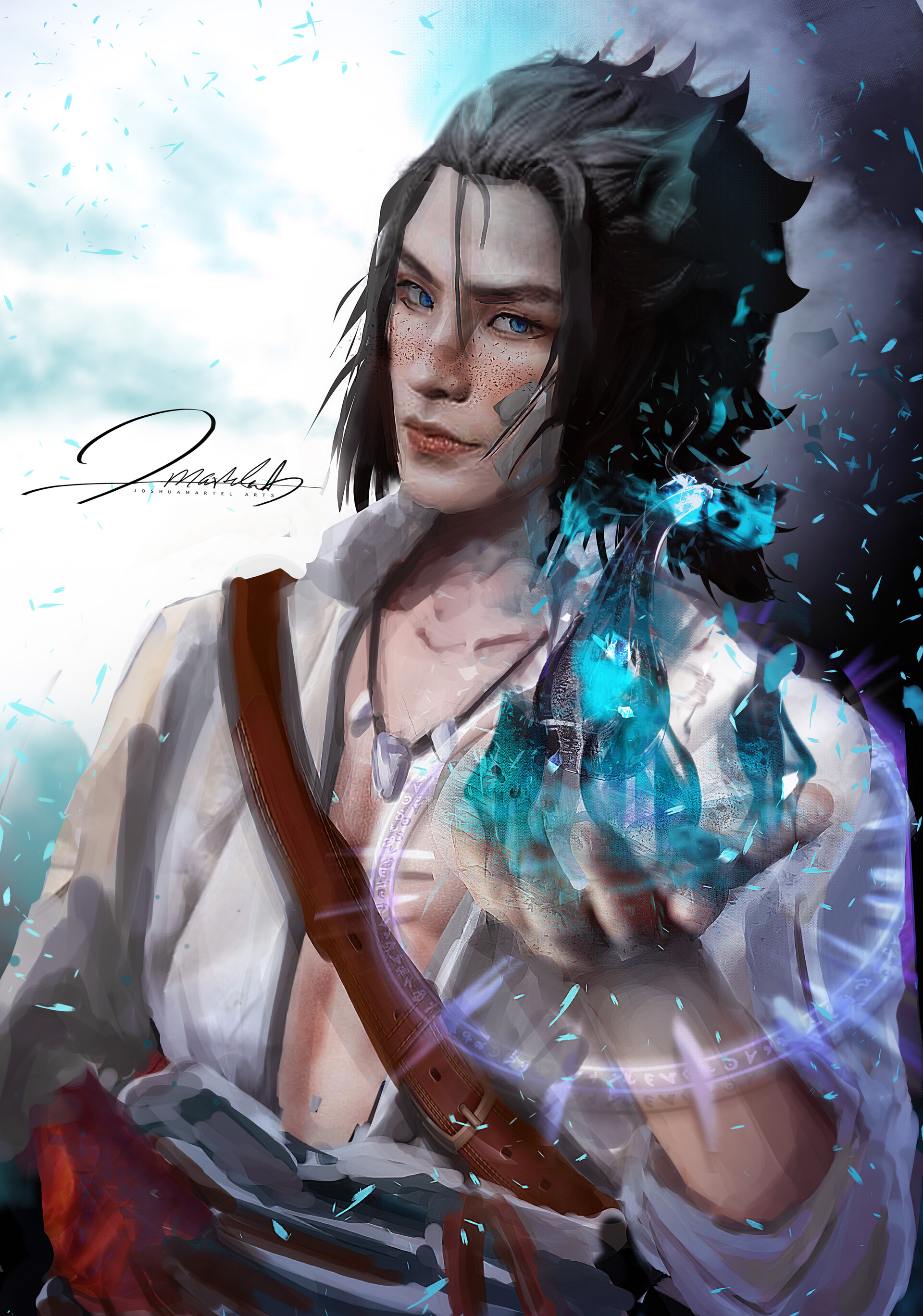 ArtStation - R‘hazík - The Blue Flame