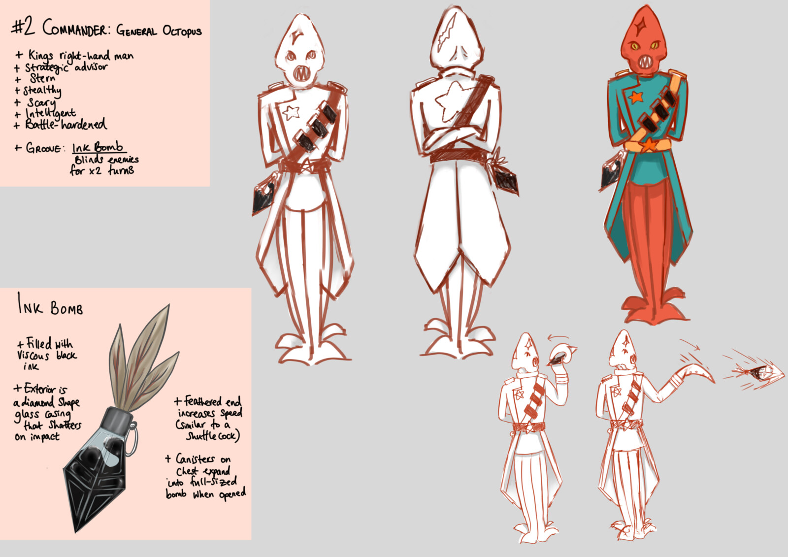 Layla Sulaiman - General Octopus - Wargroove inspired commander