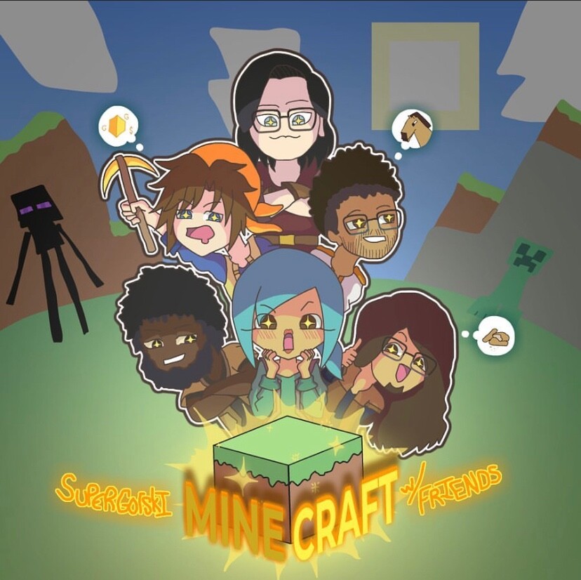 ArtStation - Minecraft with friends [MineShits] (5/16/19)
