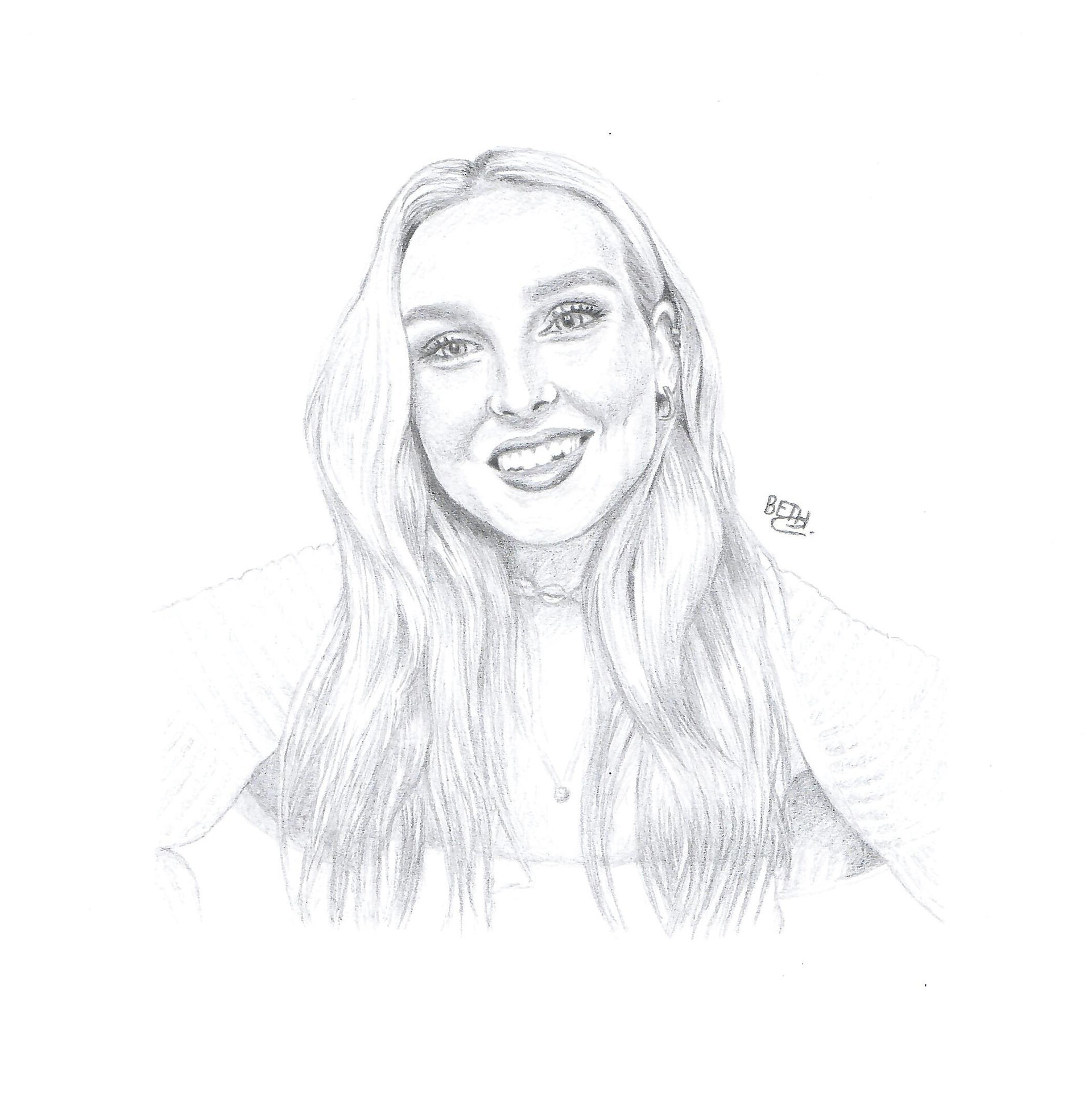 Perrie Edwards Drawing