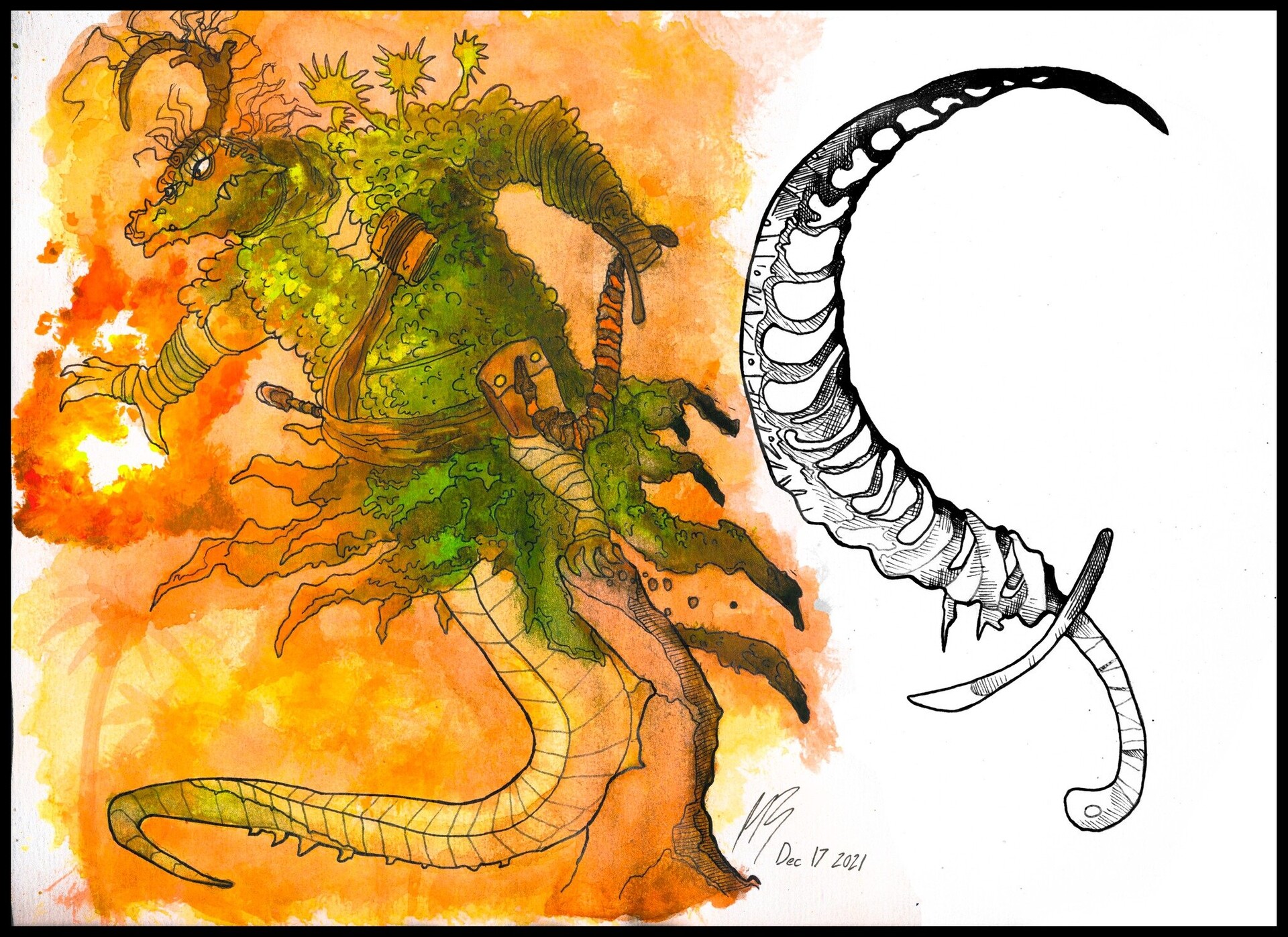 ArtStation - Smouldering Scimitar