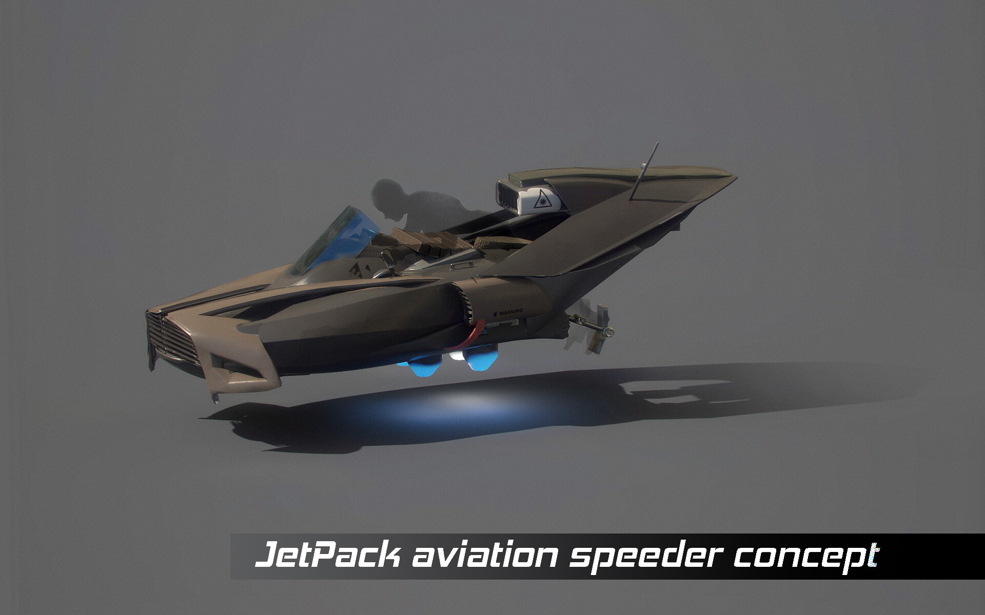 ArtStation - Jetpack aviation speeder concept