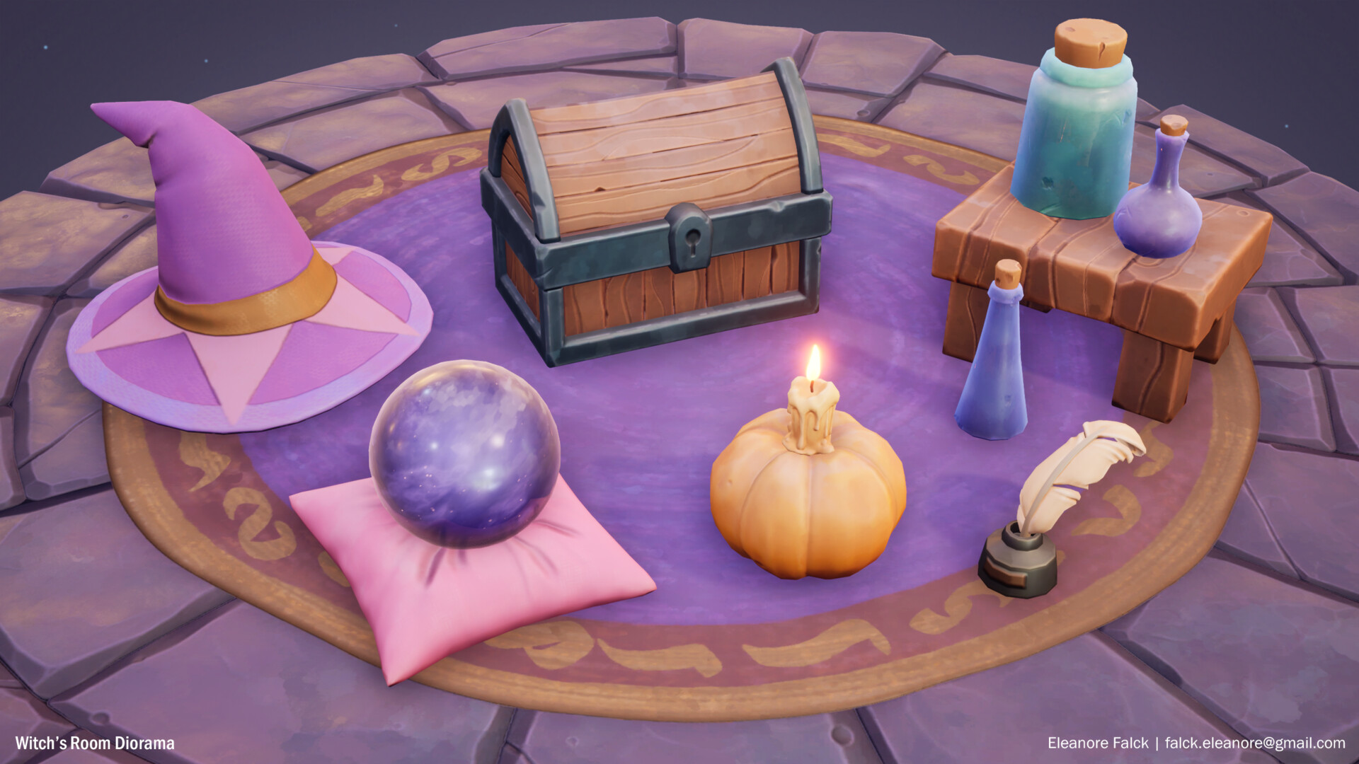 Eleanore Falck - Witch's Room Diorama