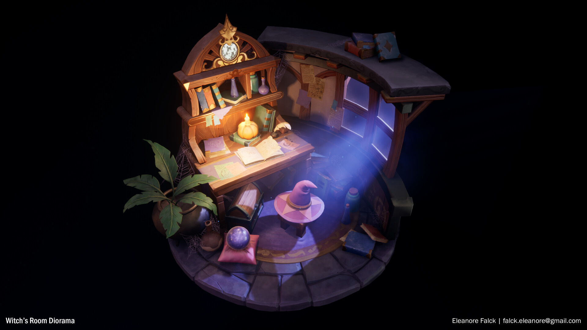 Eleanore Falck - Witch's Room Diorama