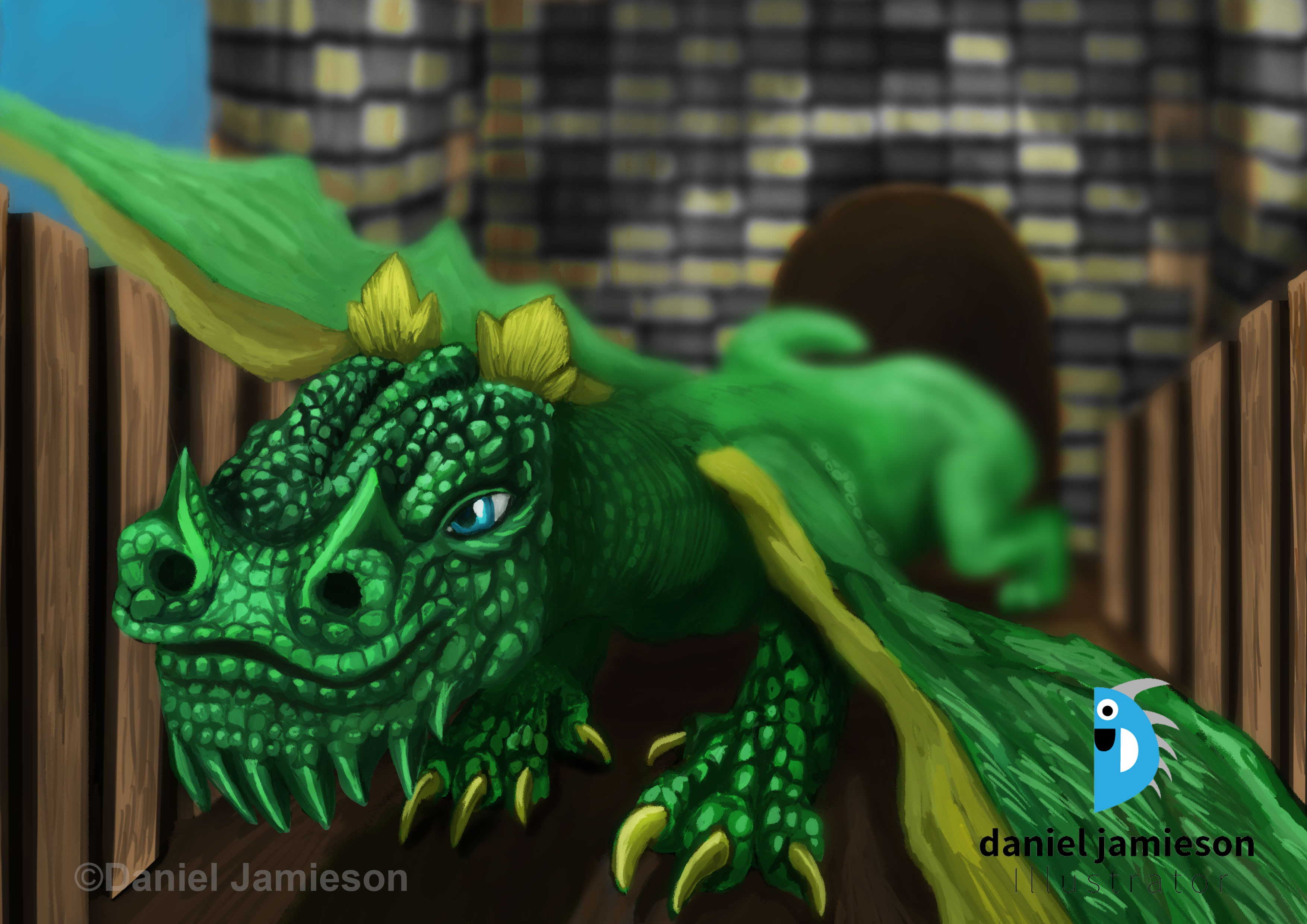 Daniel Jamieson - Dragon Painting