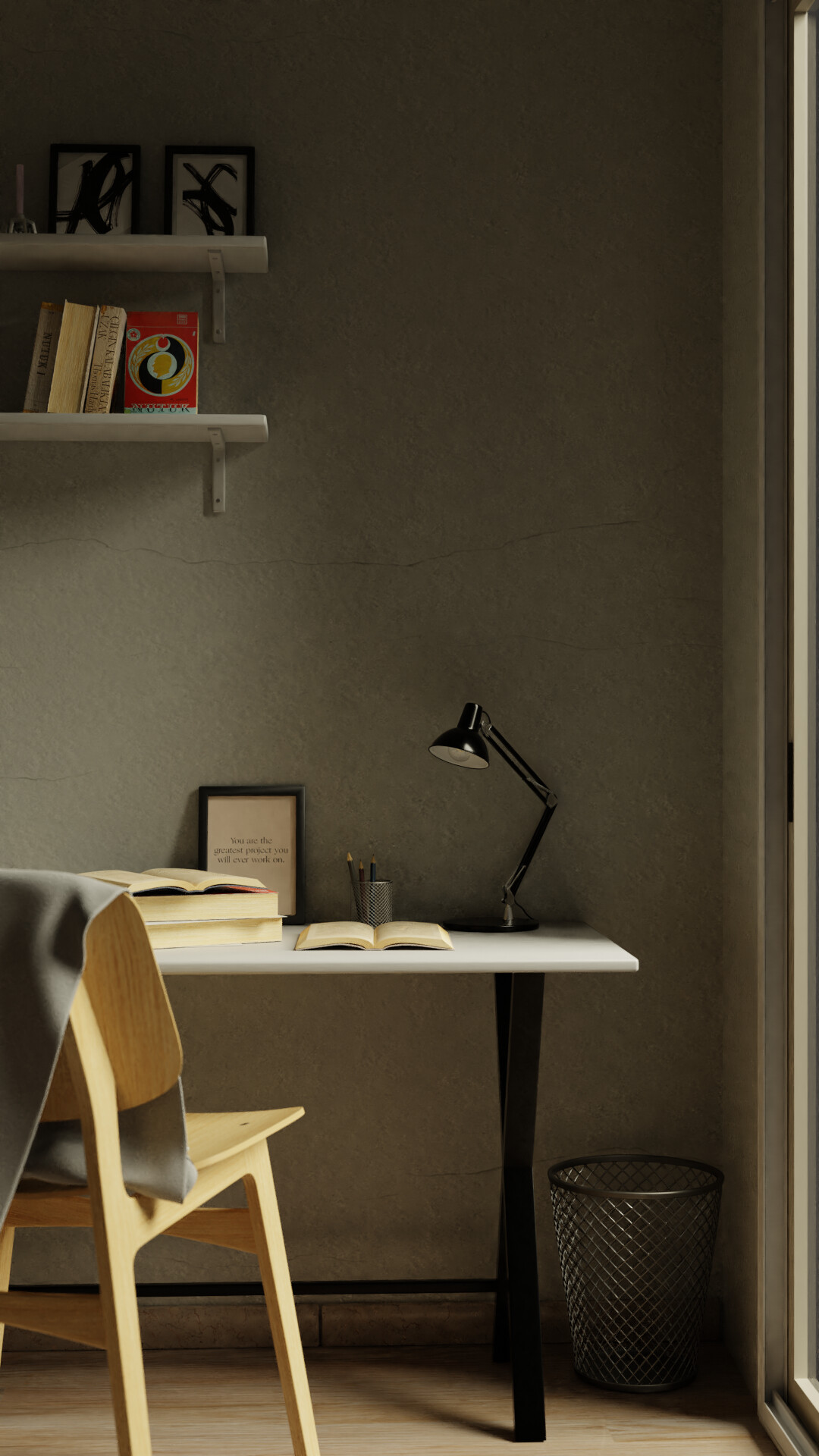 ArtStation - Minimalist Workspace