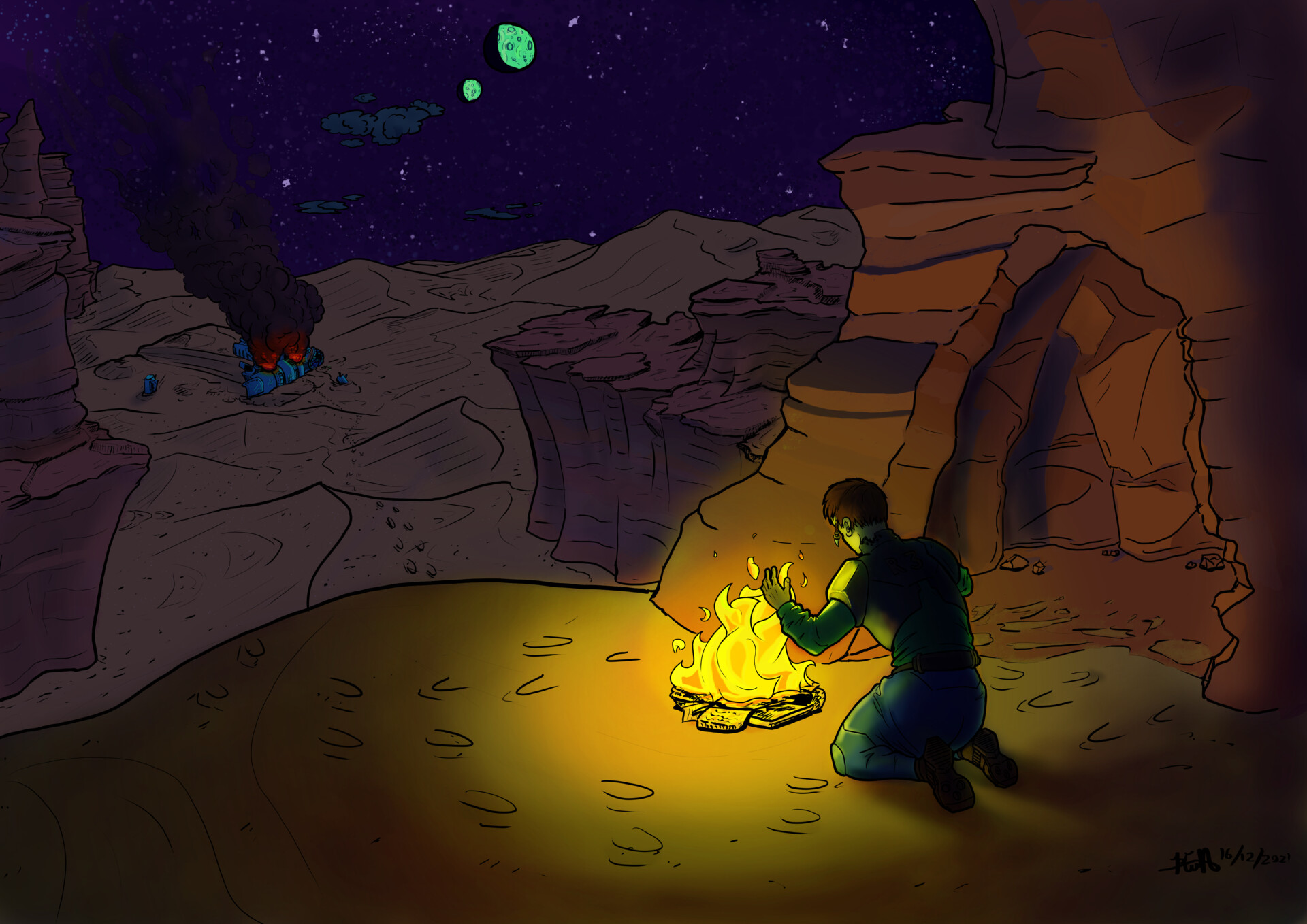 ArtStation - Isolation Crash (Art Project)