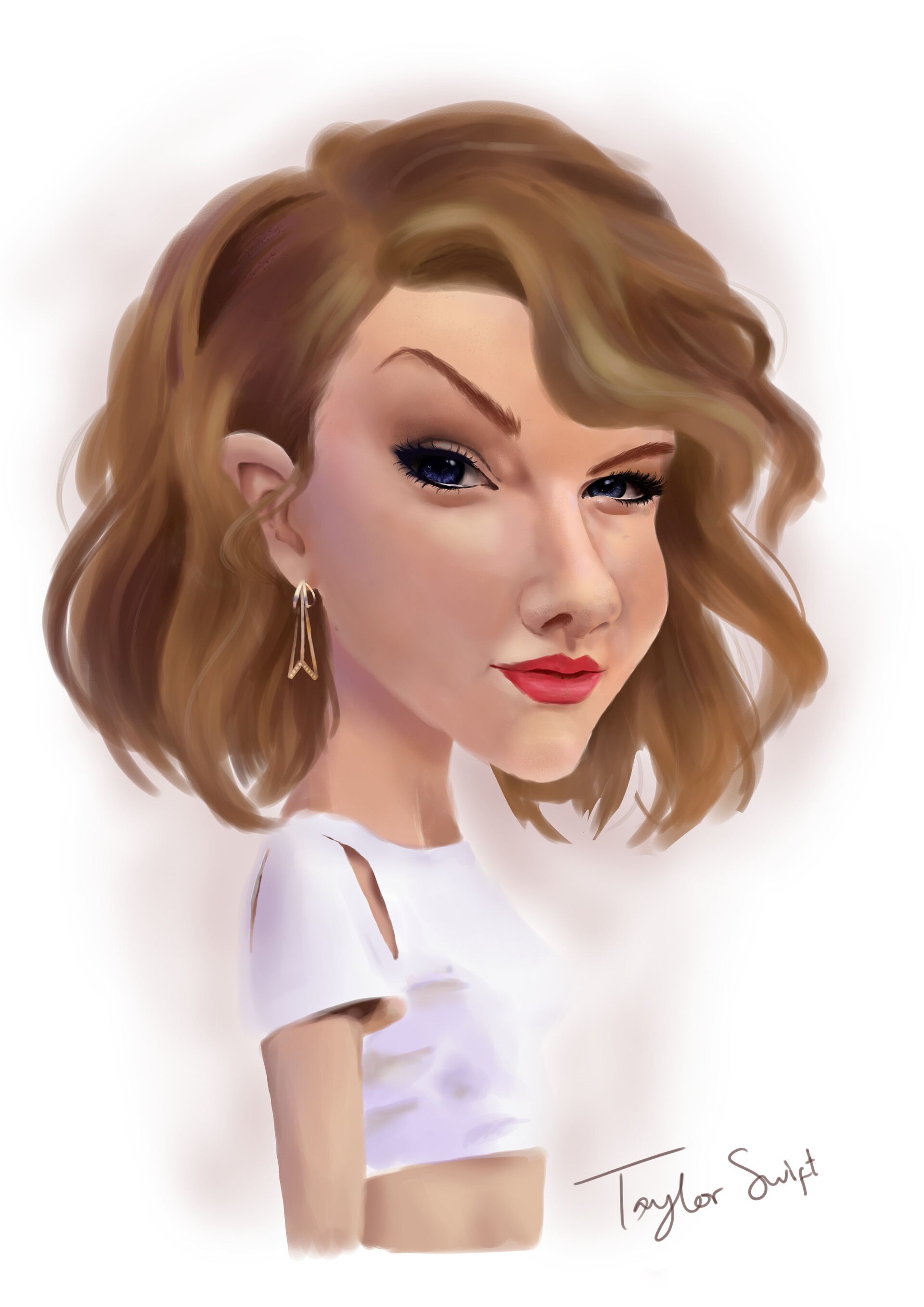 ArtStation - Taylor Swift Karikatur