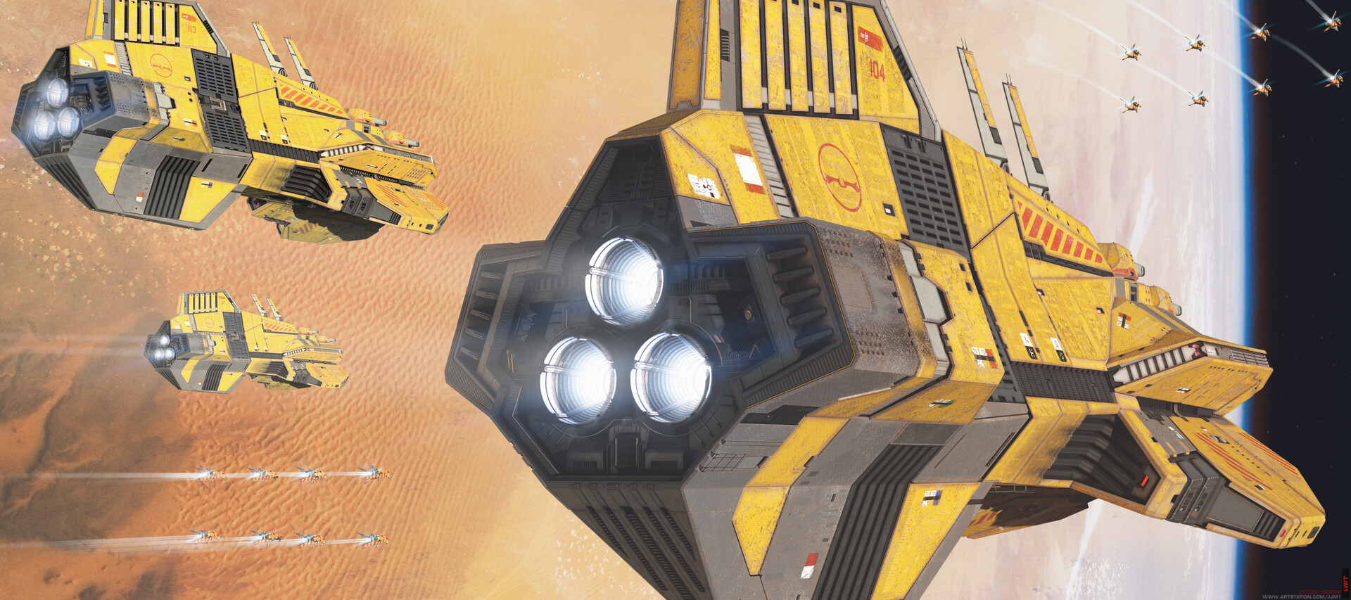 Jayden Morris - Homeworld - Taiidan Destroyers