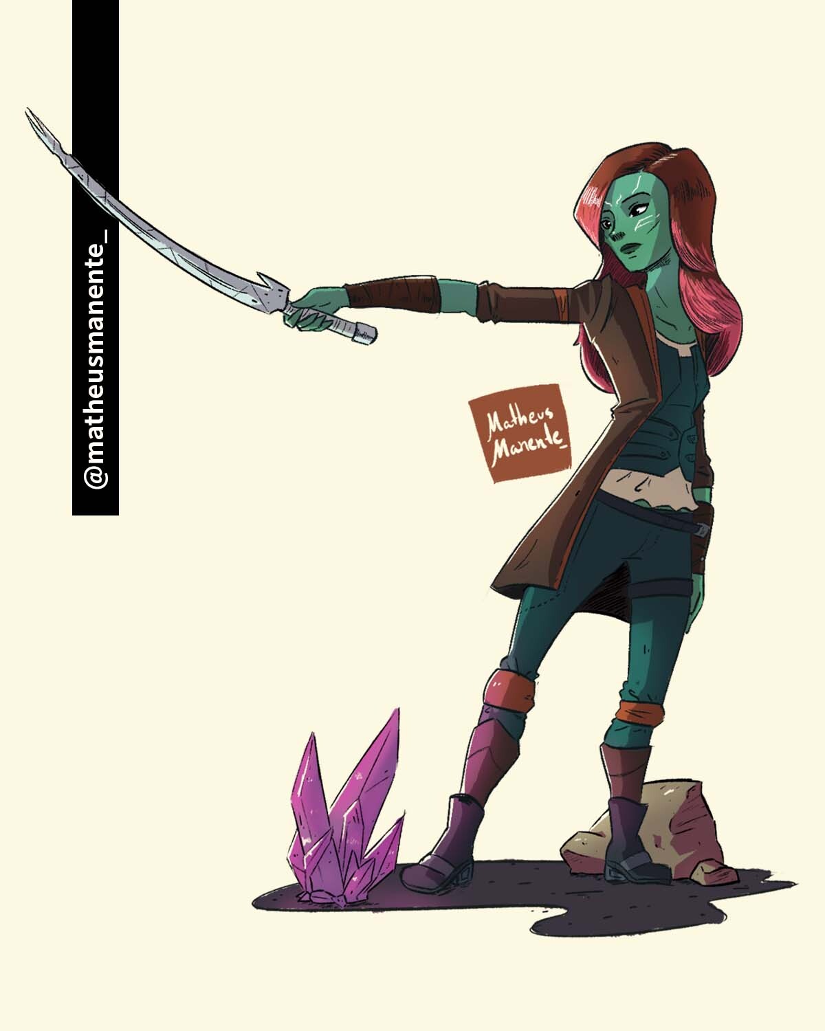 ArtStation - Gamora - Fan Art | Guardians of the Galaxy